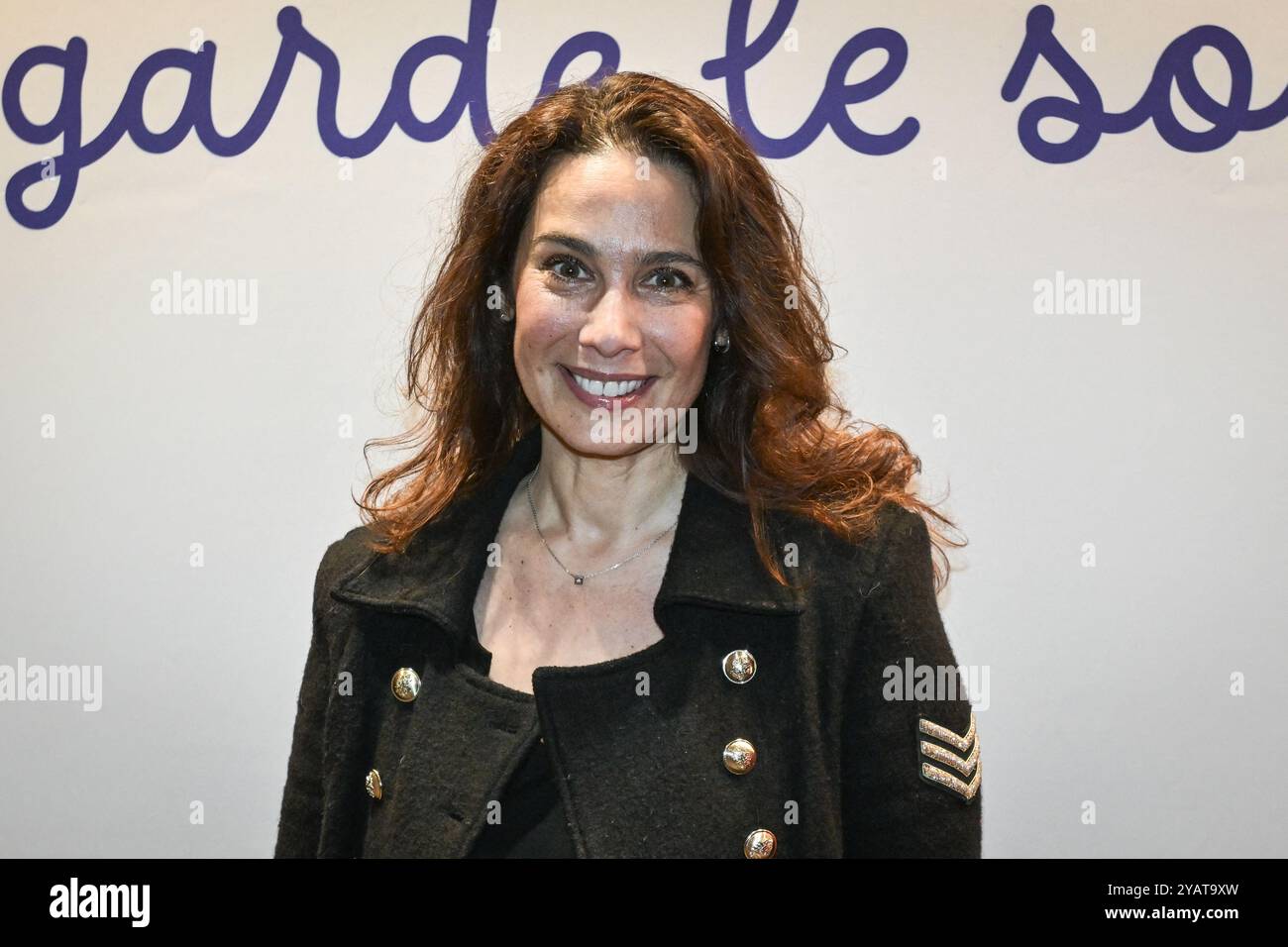 French Marie Fugain poses for a photo call for the preview of the film ...