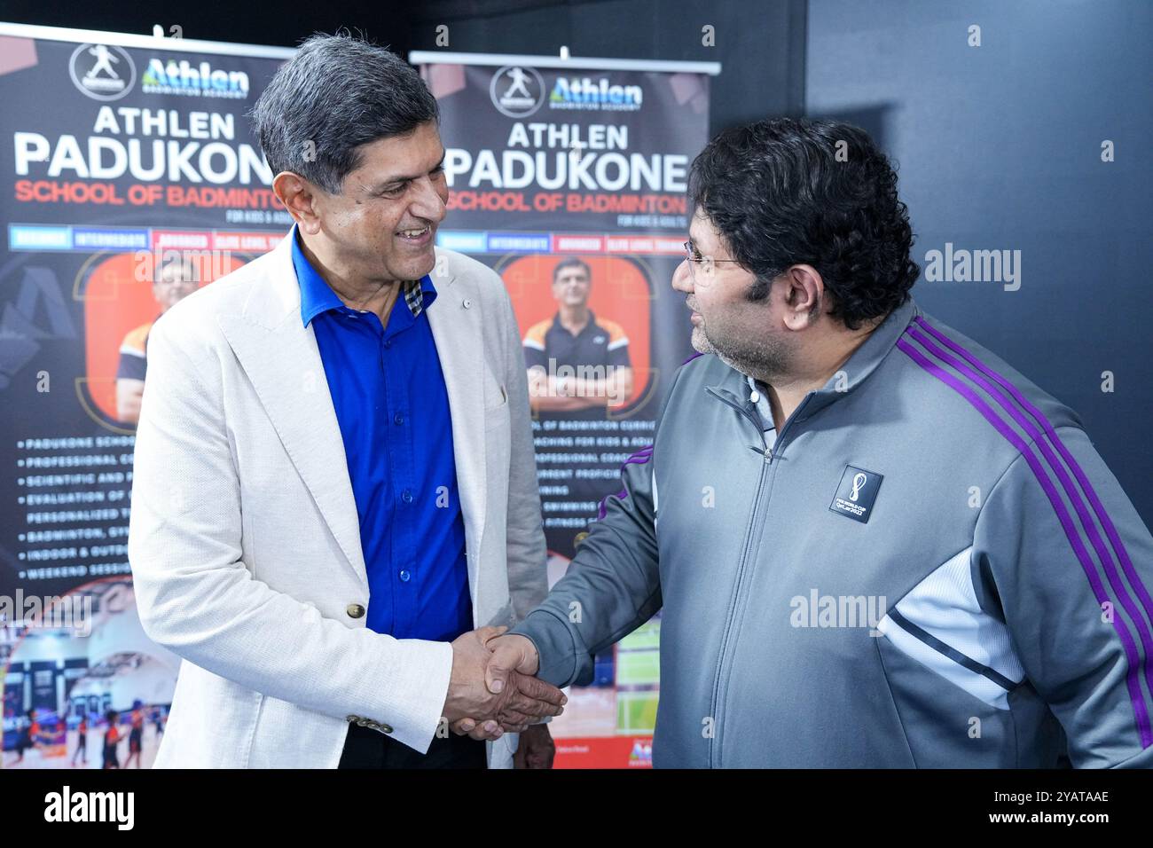Indian badminton legend Prakash Padukone in Qatar during the Padukone ...