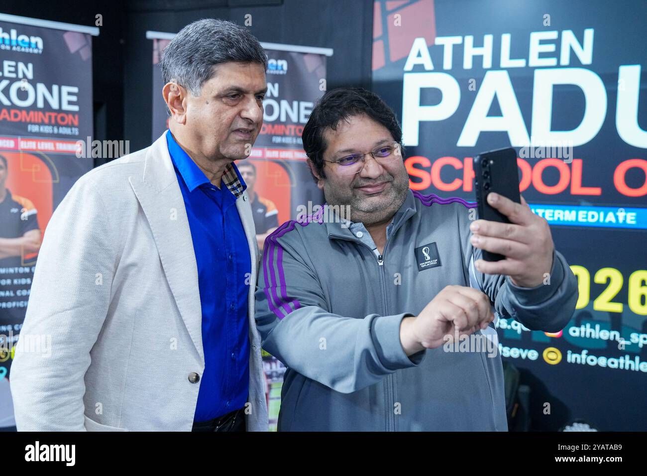 Indian badminton legend Prakash Padukone in Qatar during the Padukone ...