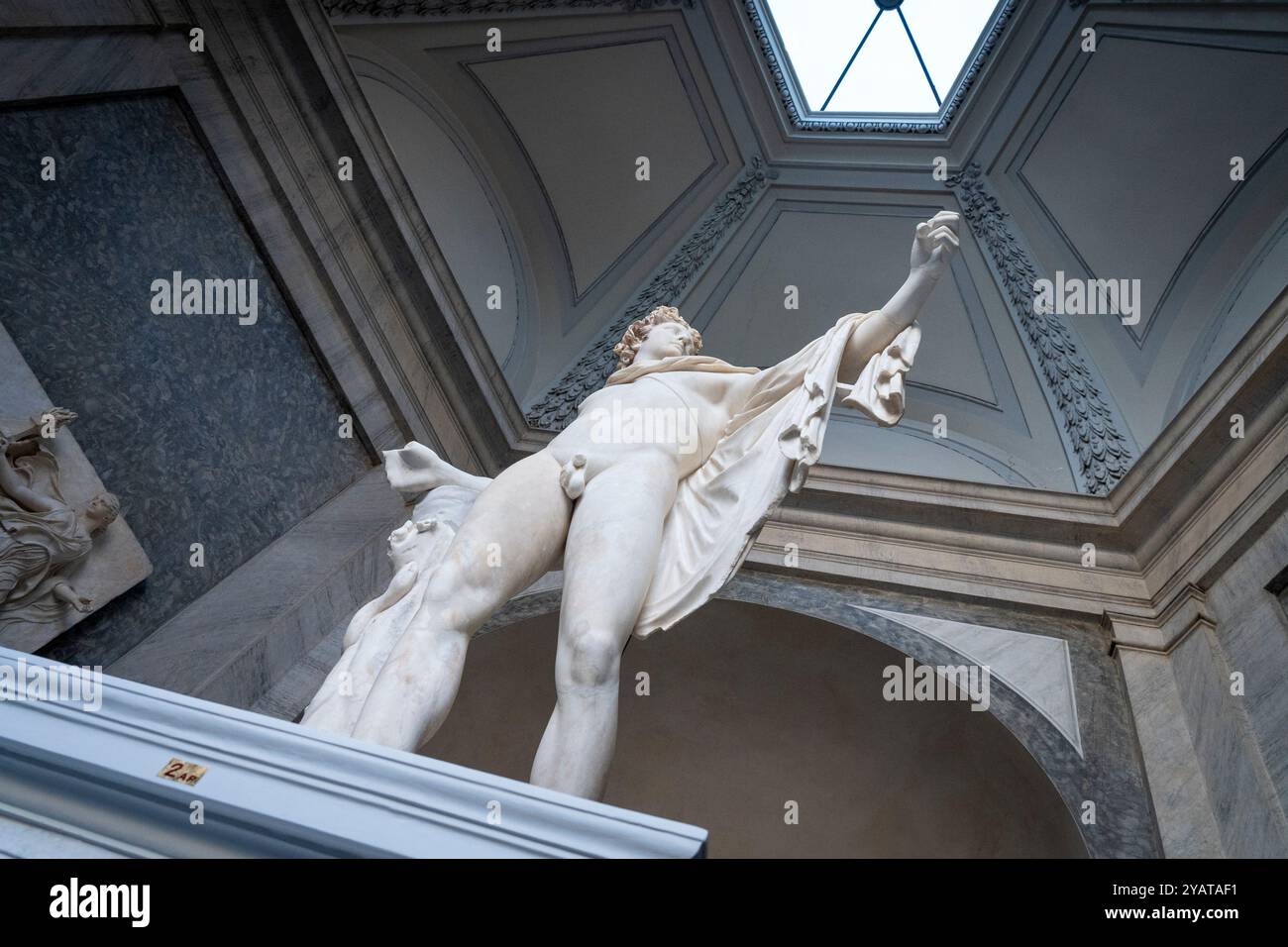 Vatican City, Vatican. 15th Oct, 2024. The marble statue of "Apollo del ...