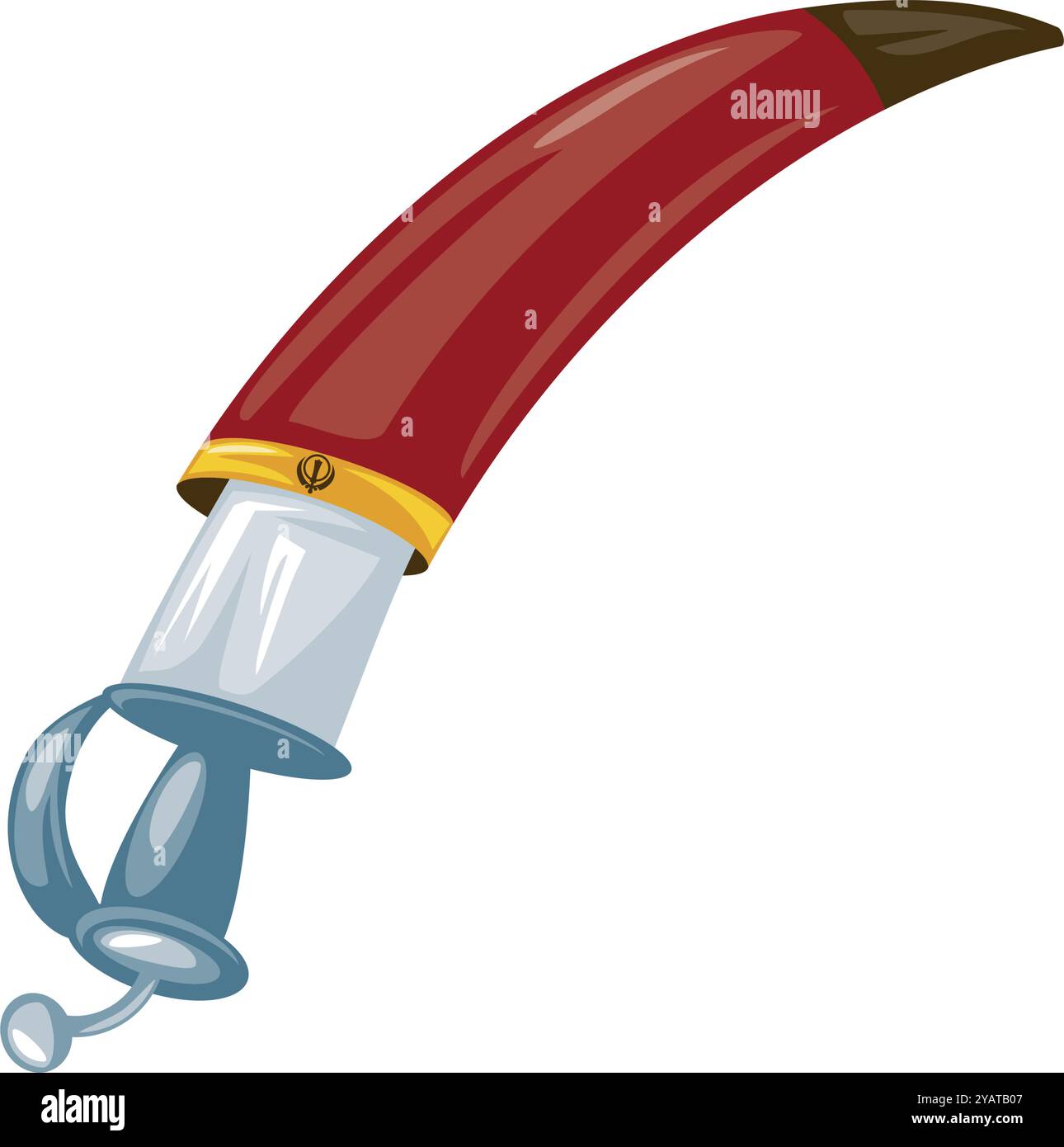 Kirpan dagger Stock Vector Images - Alamy