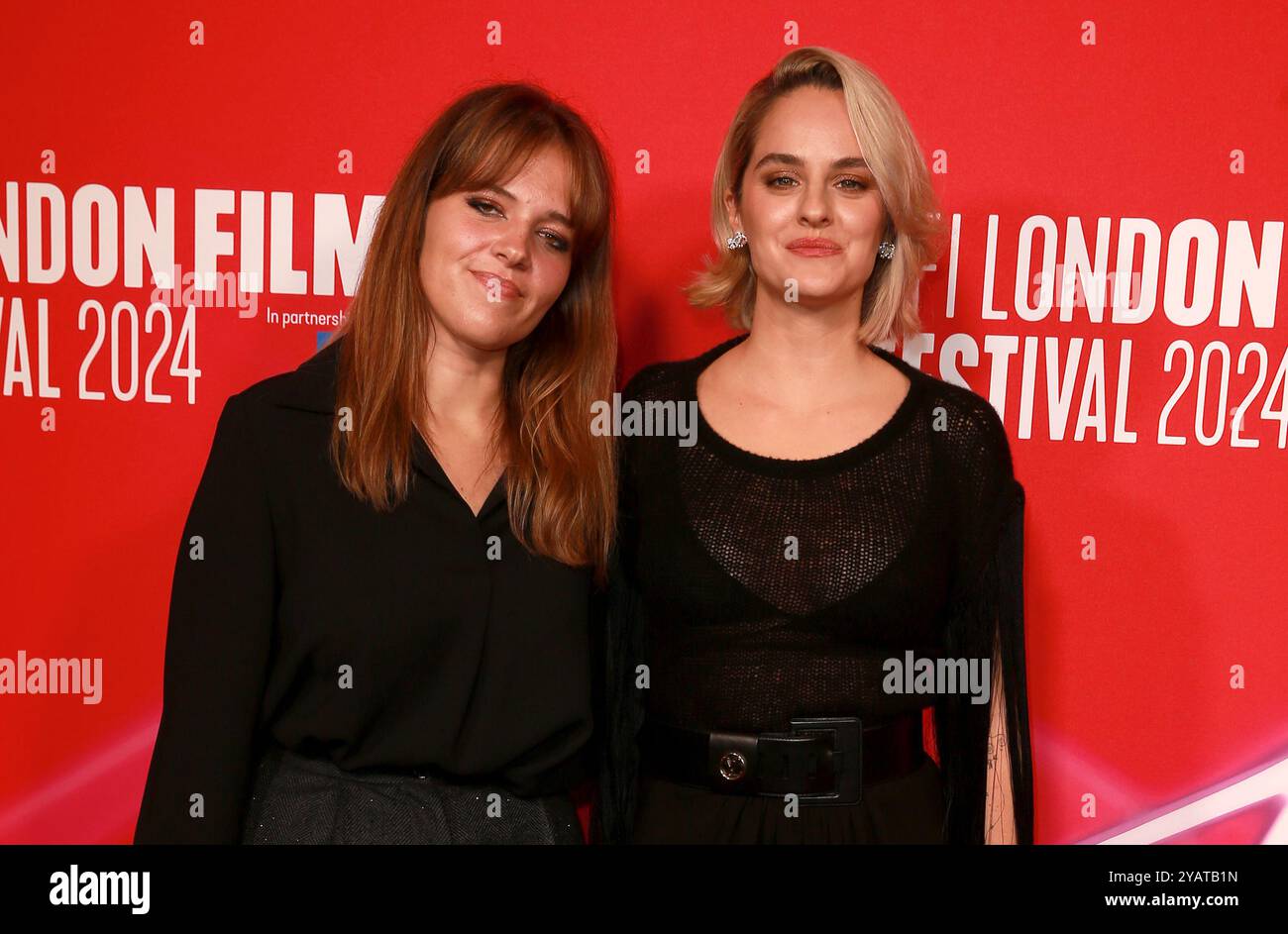 Sanda Codreanu and Noémie Merlant attend the BFI London Film Festival ...
