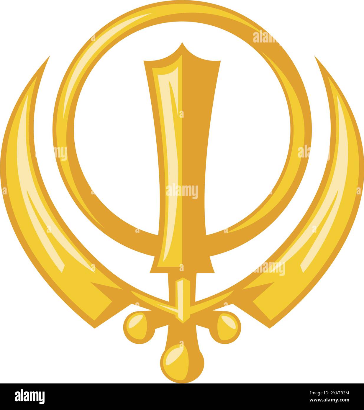 Khanda and kirpan hi-res stock photography and images - Alamy