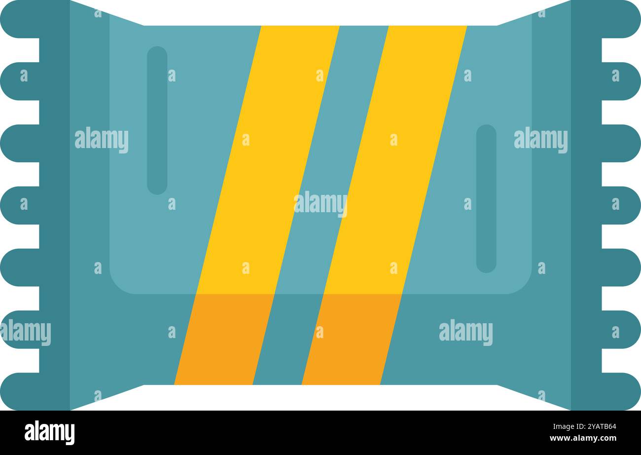 Flow packaging is being used for a modern sachet design Stock Vector ...