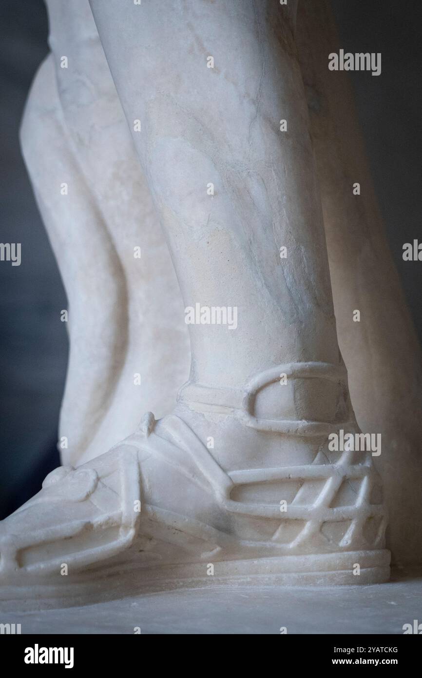 Vatican City, Vatican. 15th Oct, 2024. The marble statue of "Apollo del ...