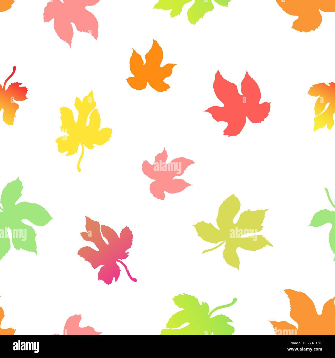 Variegated yellow green leaves Stock Vector Images - Alamy