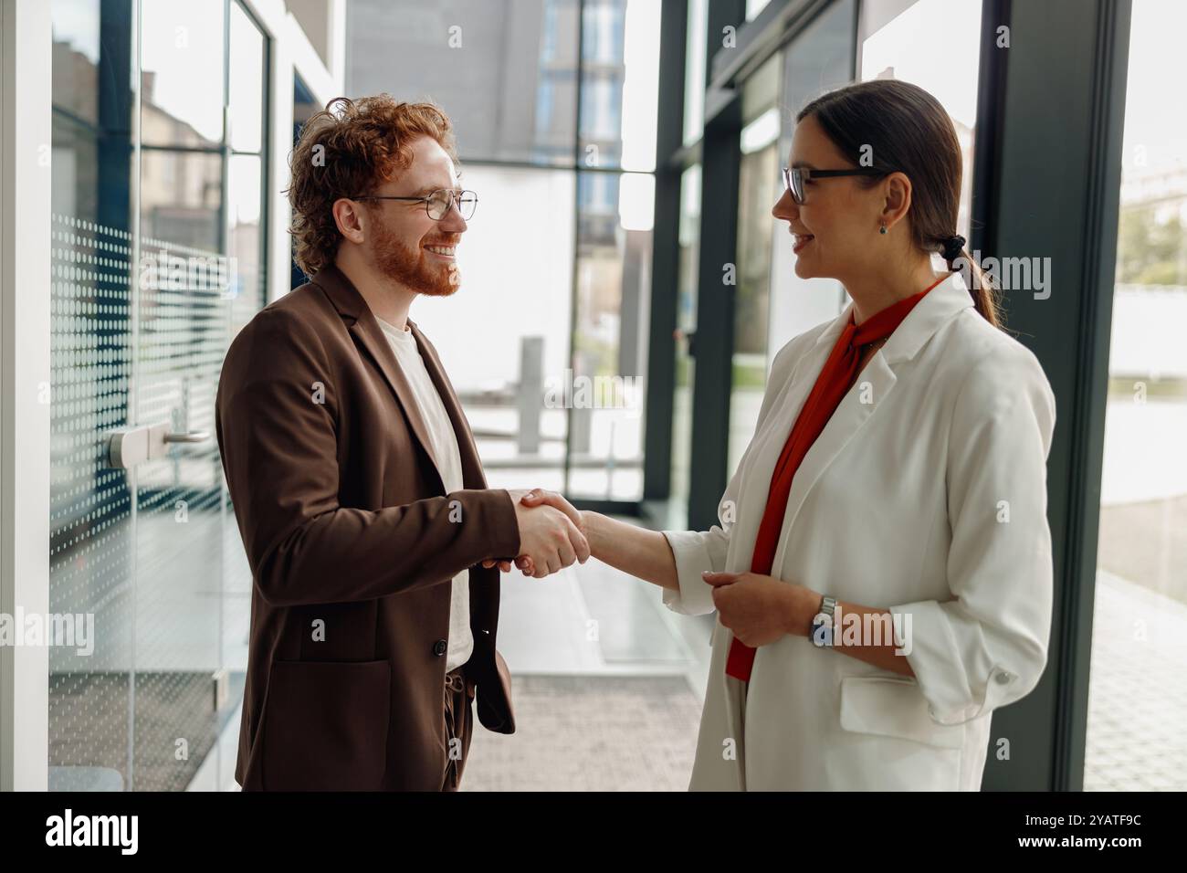 Handshake symbolizes agreement trust hi-res stock photography and ...