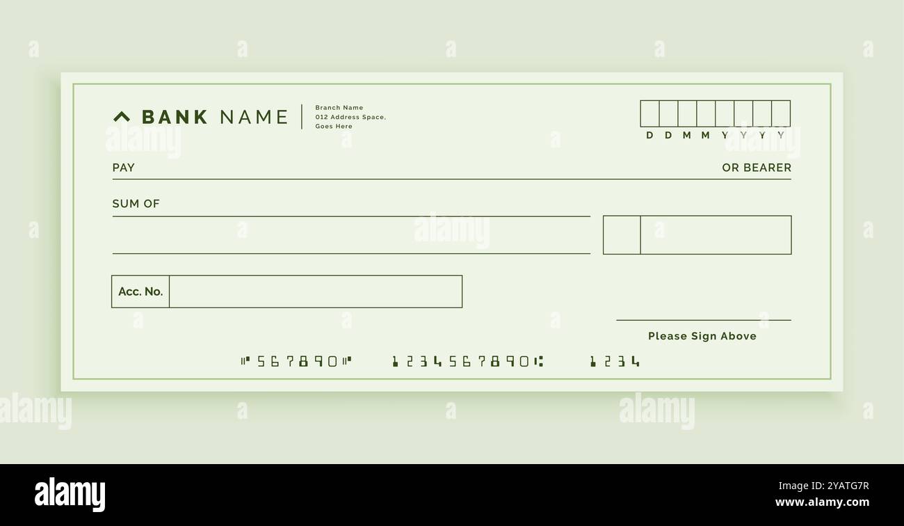 Payment voucher template hi-res stock photography and images - Alamy