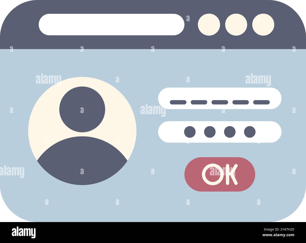 Entering data into computer Stock Vector Images - Alamy