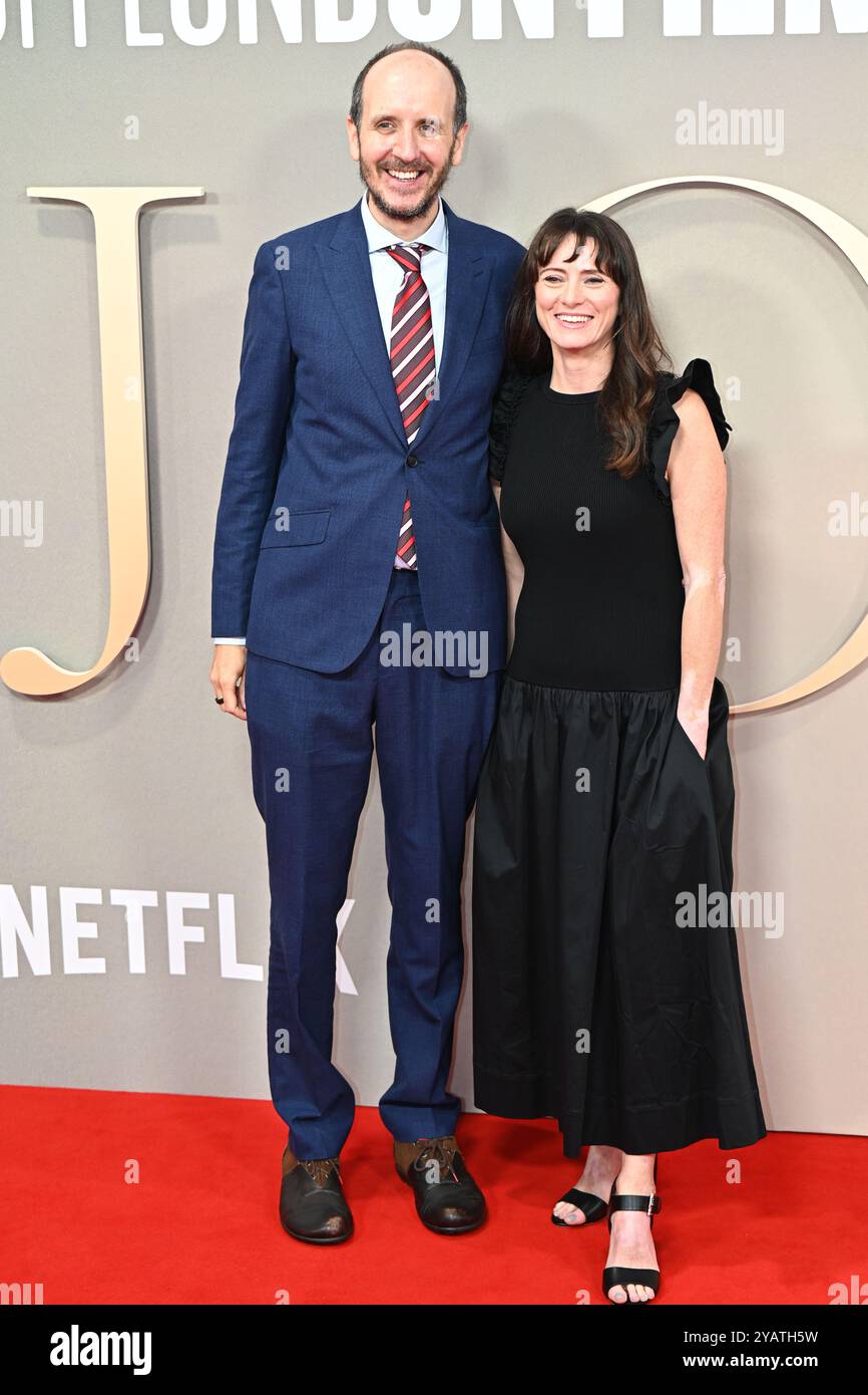 LONDON, UK. 15th Oct, 2024. Jack Thorne, Rachel Mason attends "Joy ...