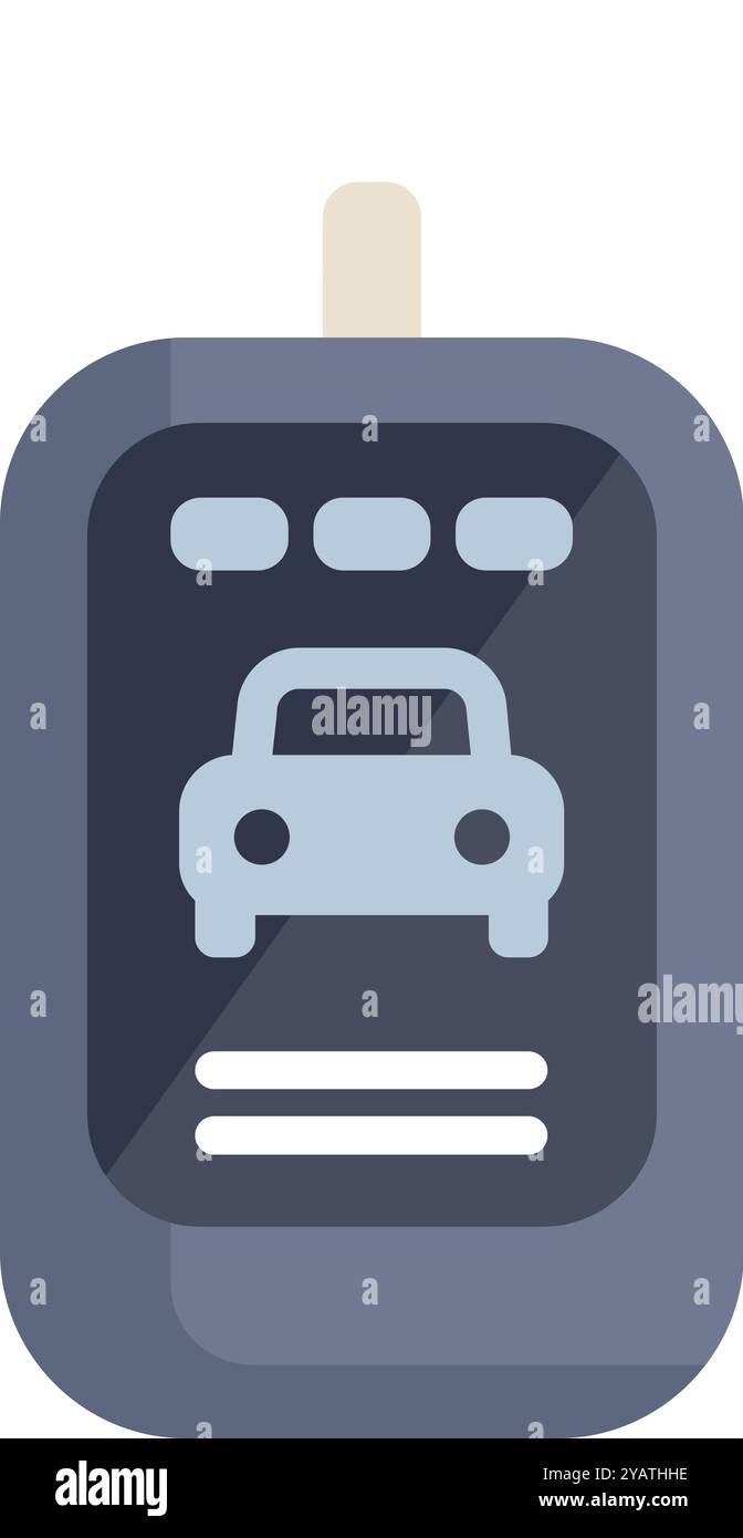 Modern car key is unlocking a vehicle using wireless technology and ...