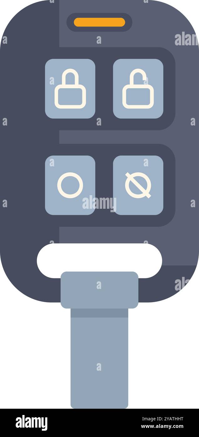 Key car button open close signal Stock Vector Images - Alamy