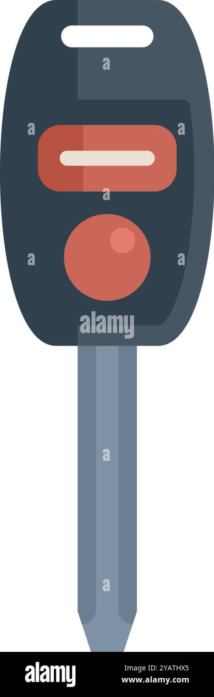 Electronic car key with remote control locking system opening and ...