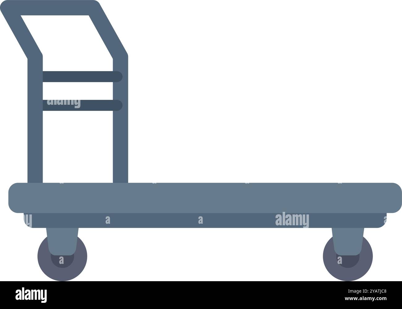 Platform goods trolley Stock Vector Images - Alamy