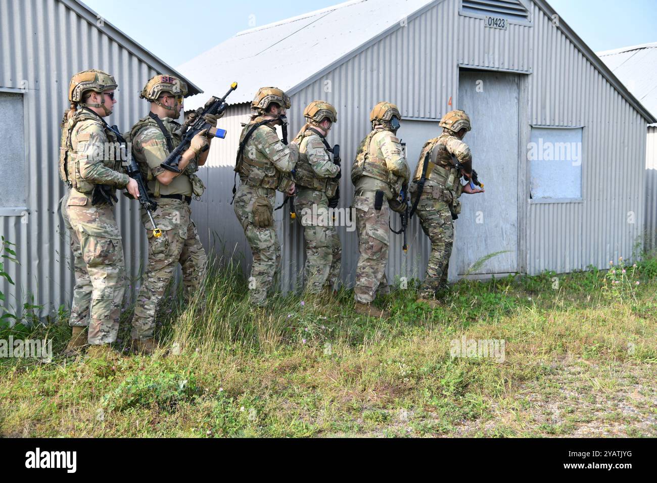 Security Forces specialists assigned to the 148th Fighter Wing ...