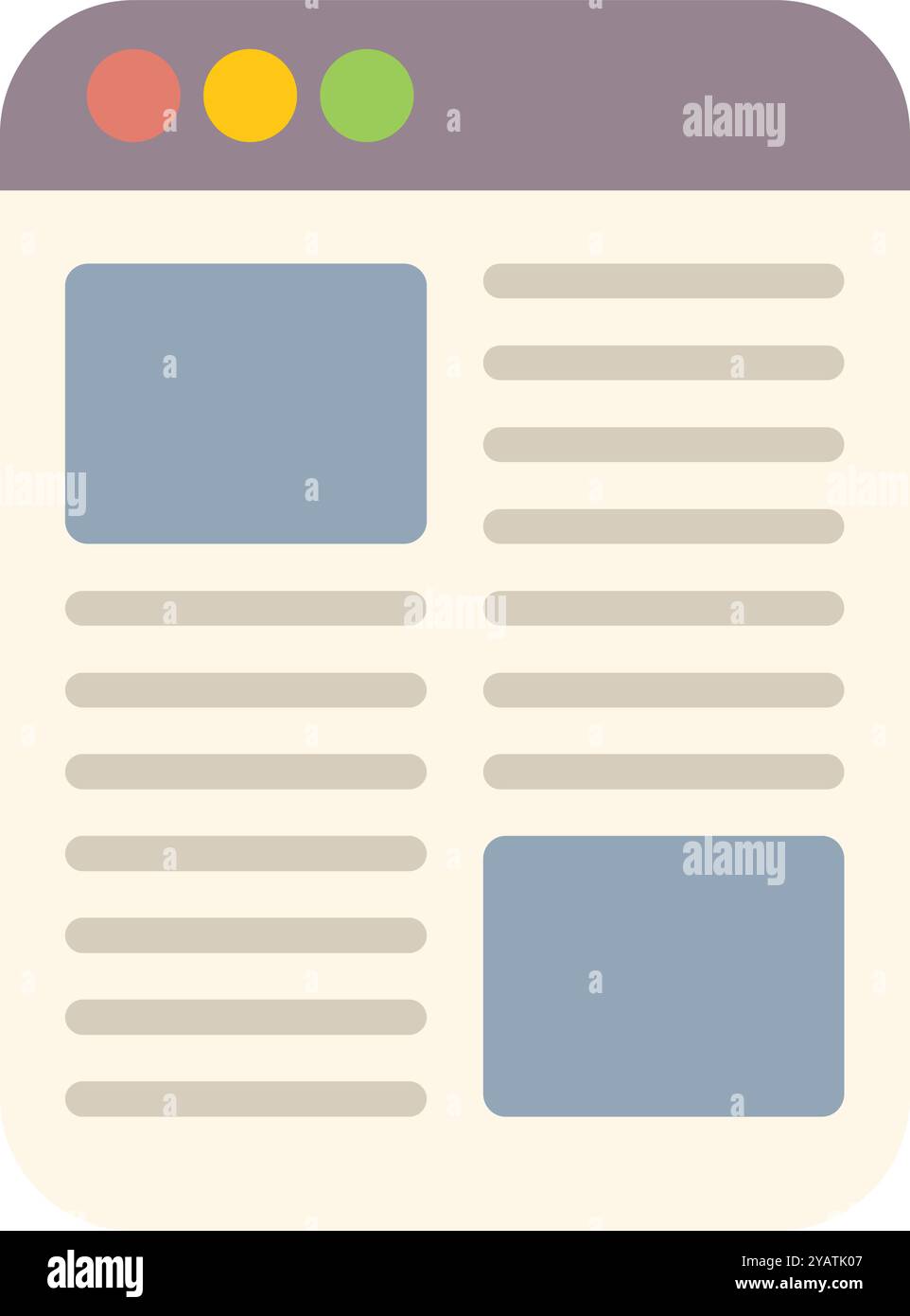 Blog homepage content social Cut Out Stock Images & Pictures - Alamy