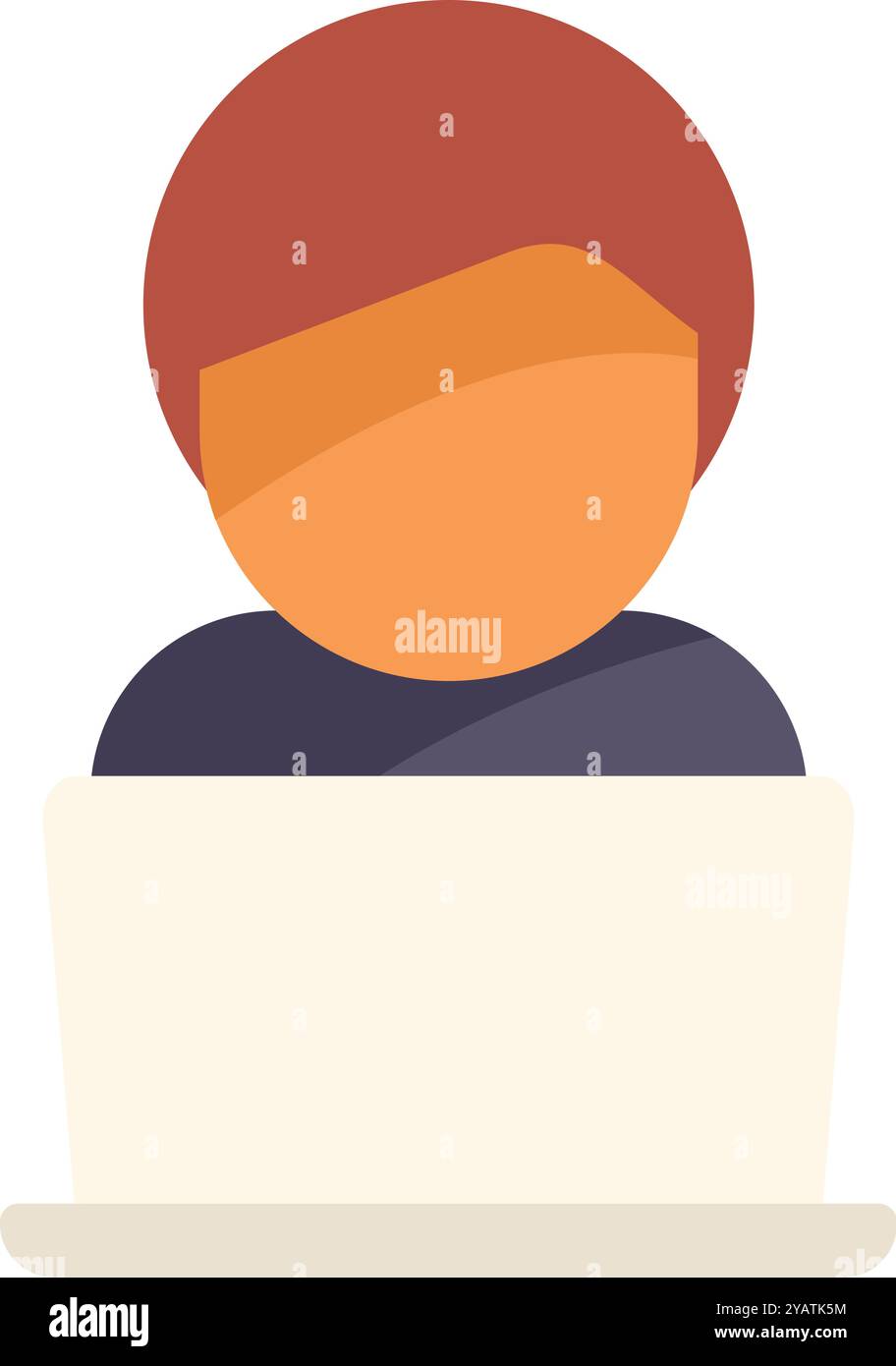 Portrait male software developer Stock Vector Images - Alamy