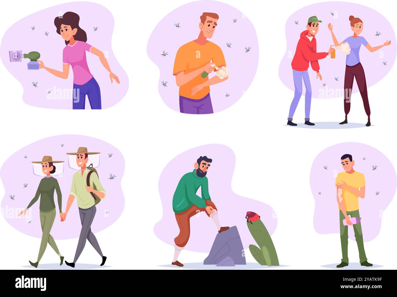 Insect bite. Prevention methods from bite wasps ants and bloodsucker ...