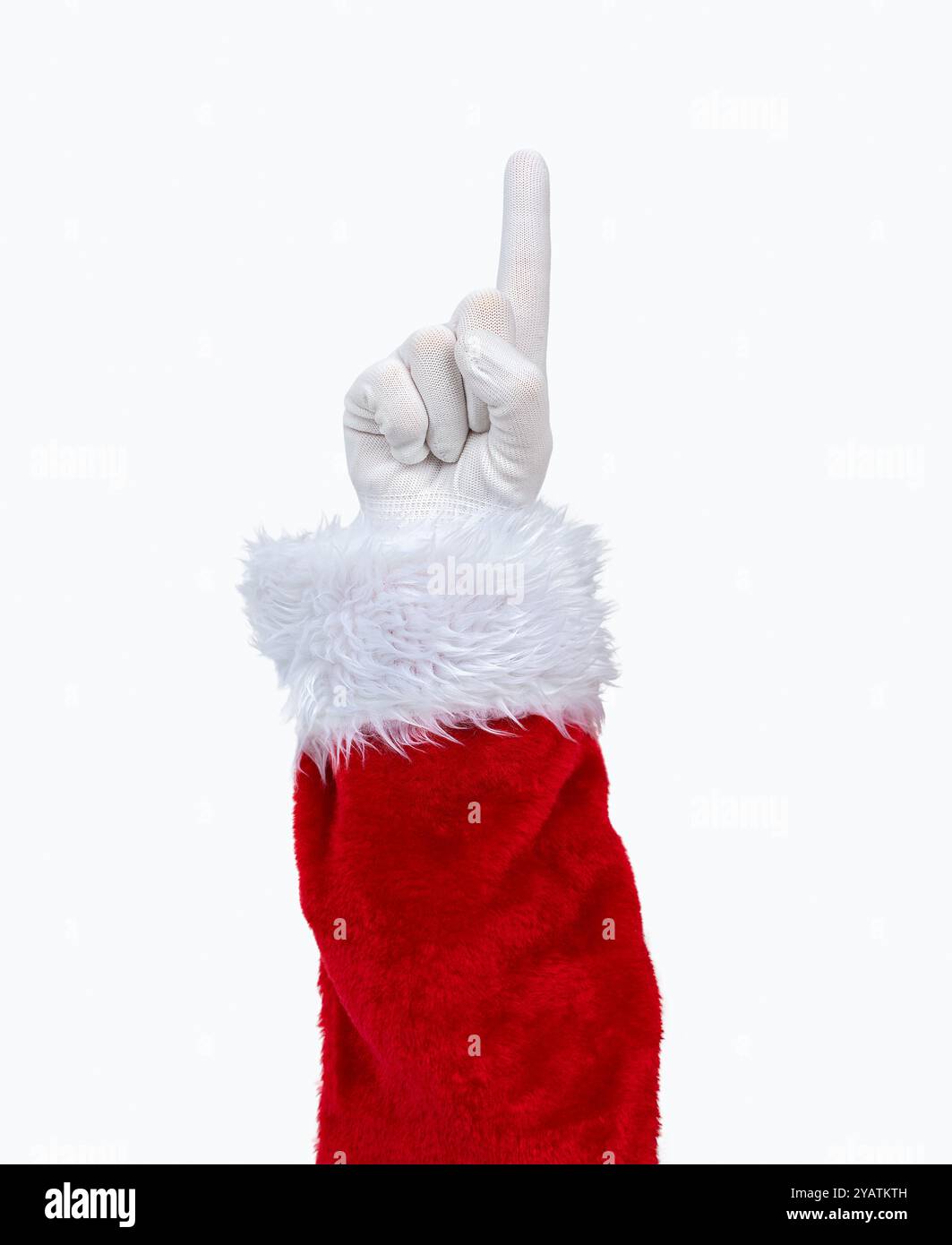 Santa claus gesture pointing finger hi-res stock photography and images ...