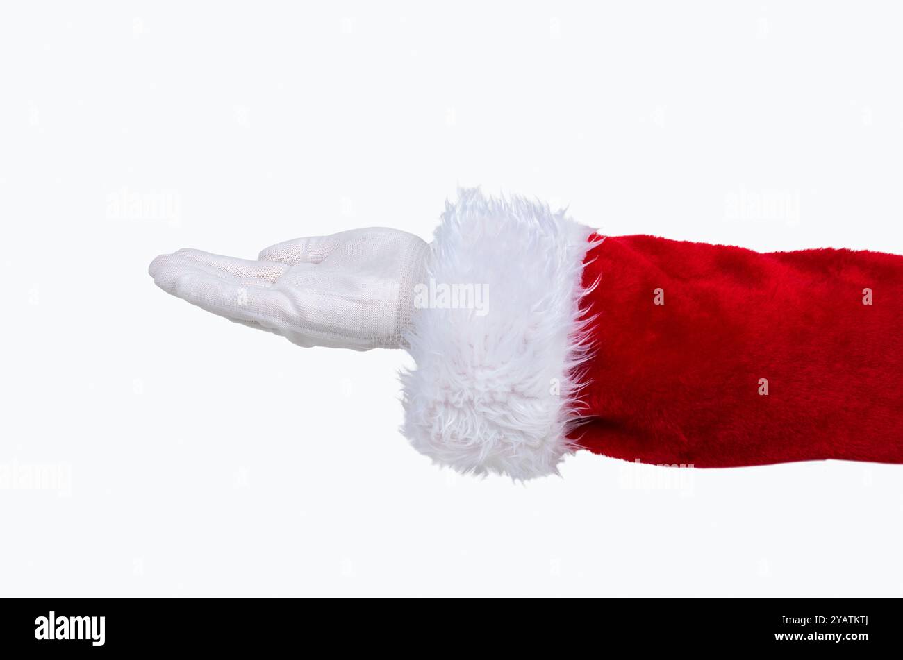 Santa claus showing open hand hi-res stock photography and images - Alamy