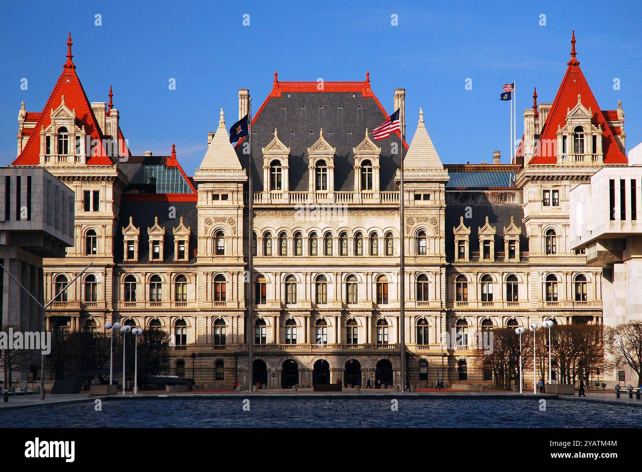 The New York State Capitol in Albany Stock Photo - Alamy
