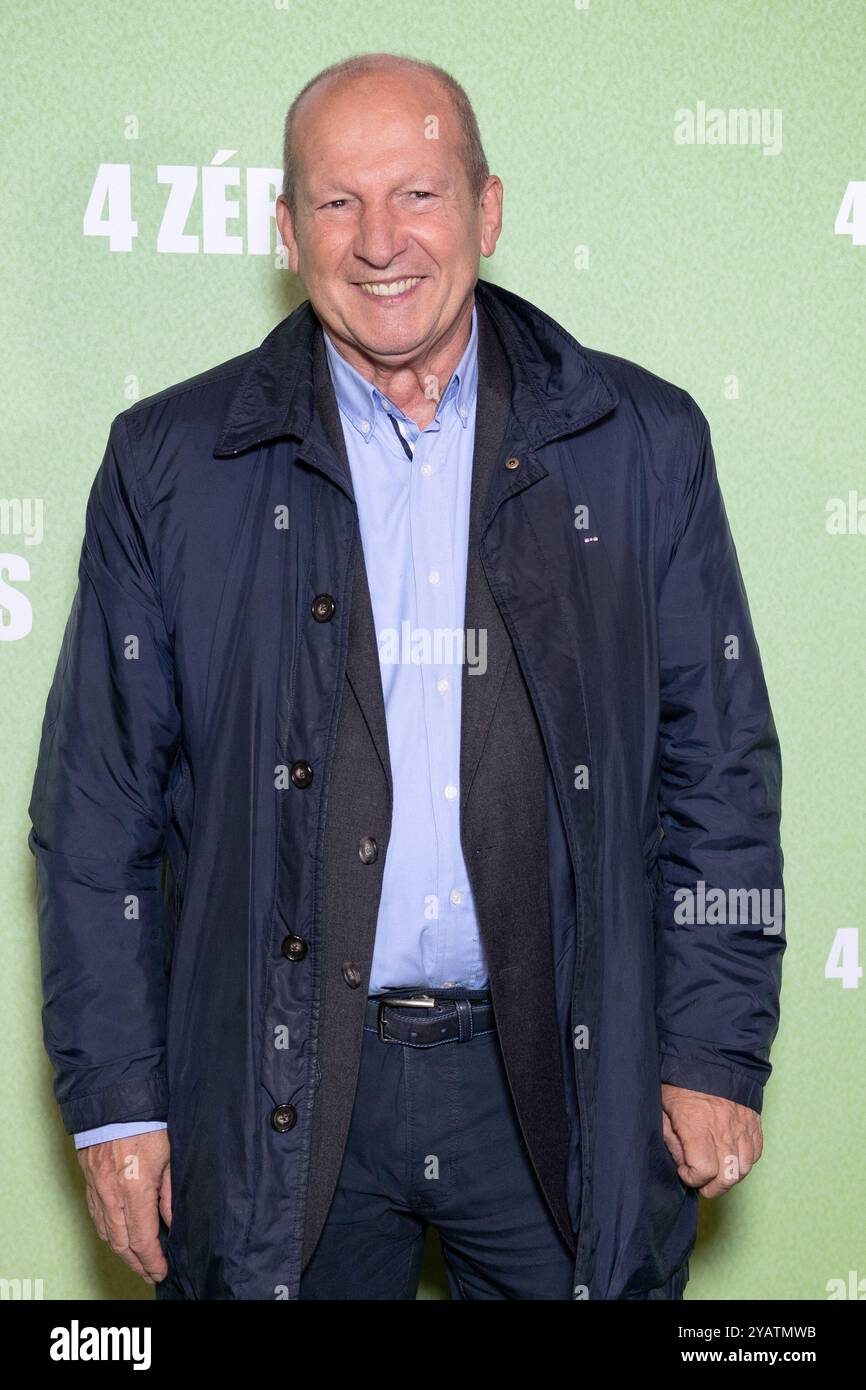 Paris, France. 15th Oct, 2024. Rolland Courbis attends '4 Zeros' Paris ...