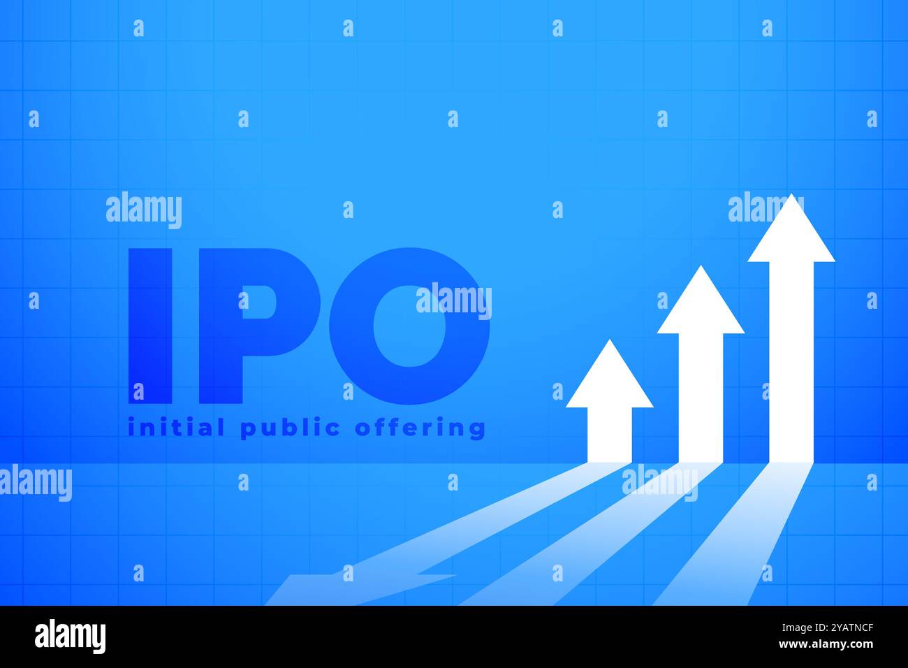 ipo initial public offering concept background design vector Stock Vector Image & Art - Alamy