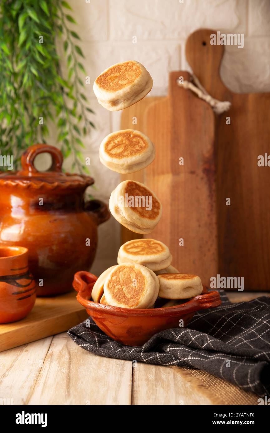 Gorditas de Nata. Cream Gorditas, Mexican street snack, is an easy ...