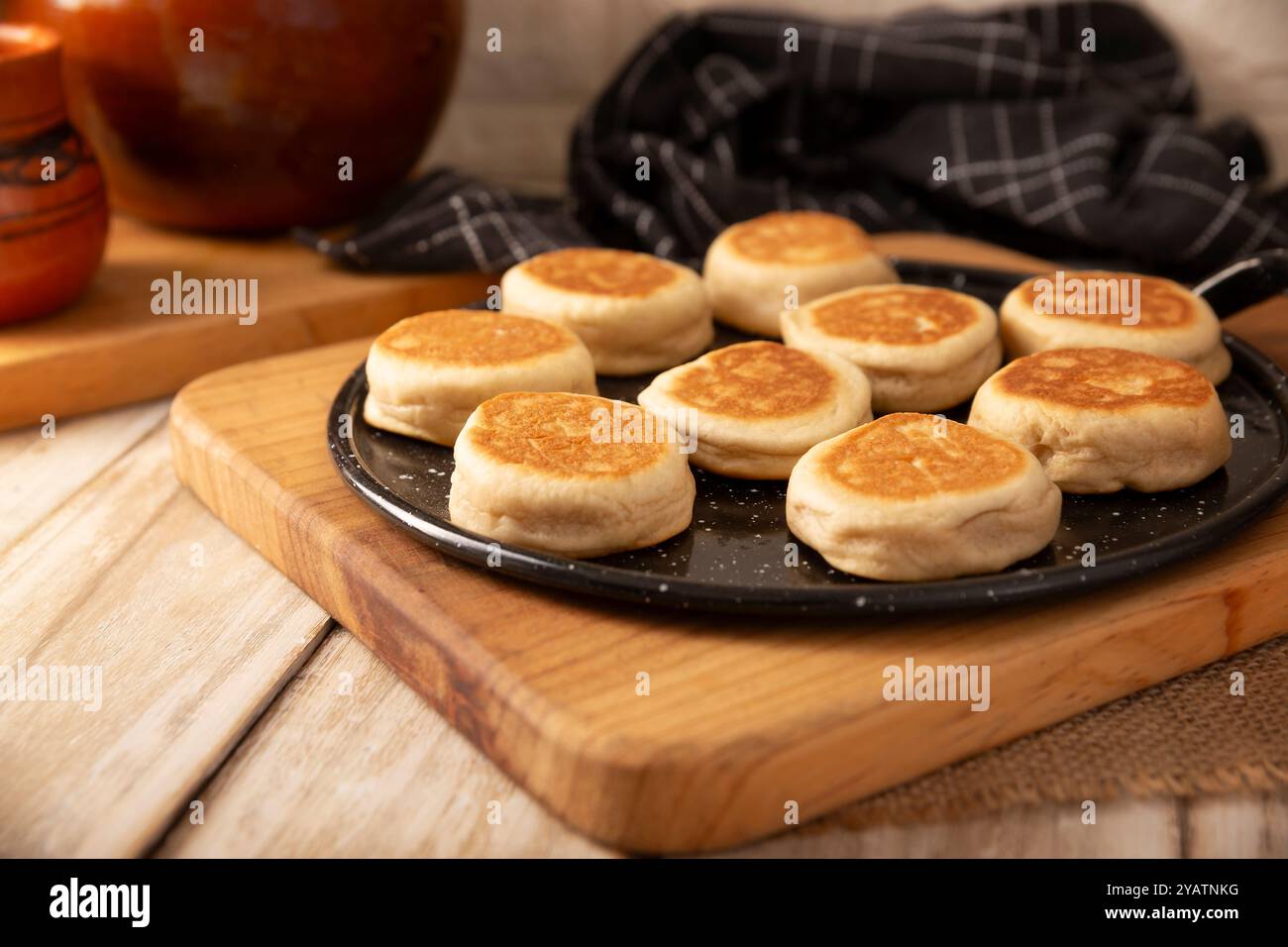 Gorditas de Nata. Cream Gorditas, Mexican street snack, is an easy ...