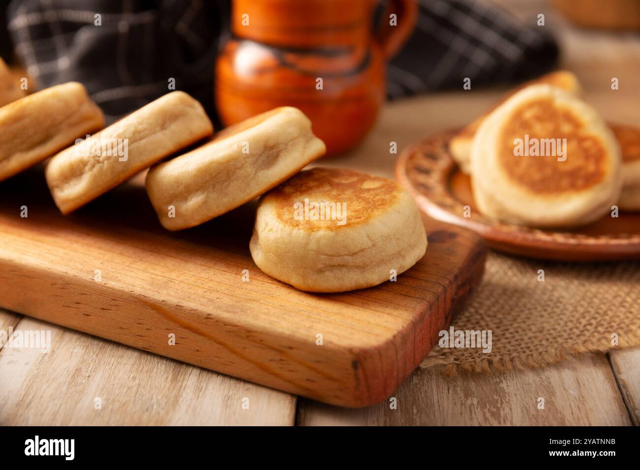 Gorditas de Nata. Cream Gorditas, Mexican street snack, is an easy ...
