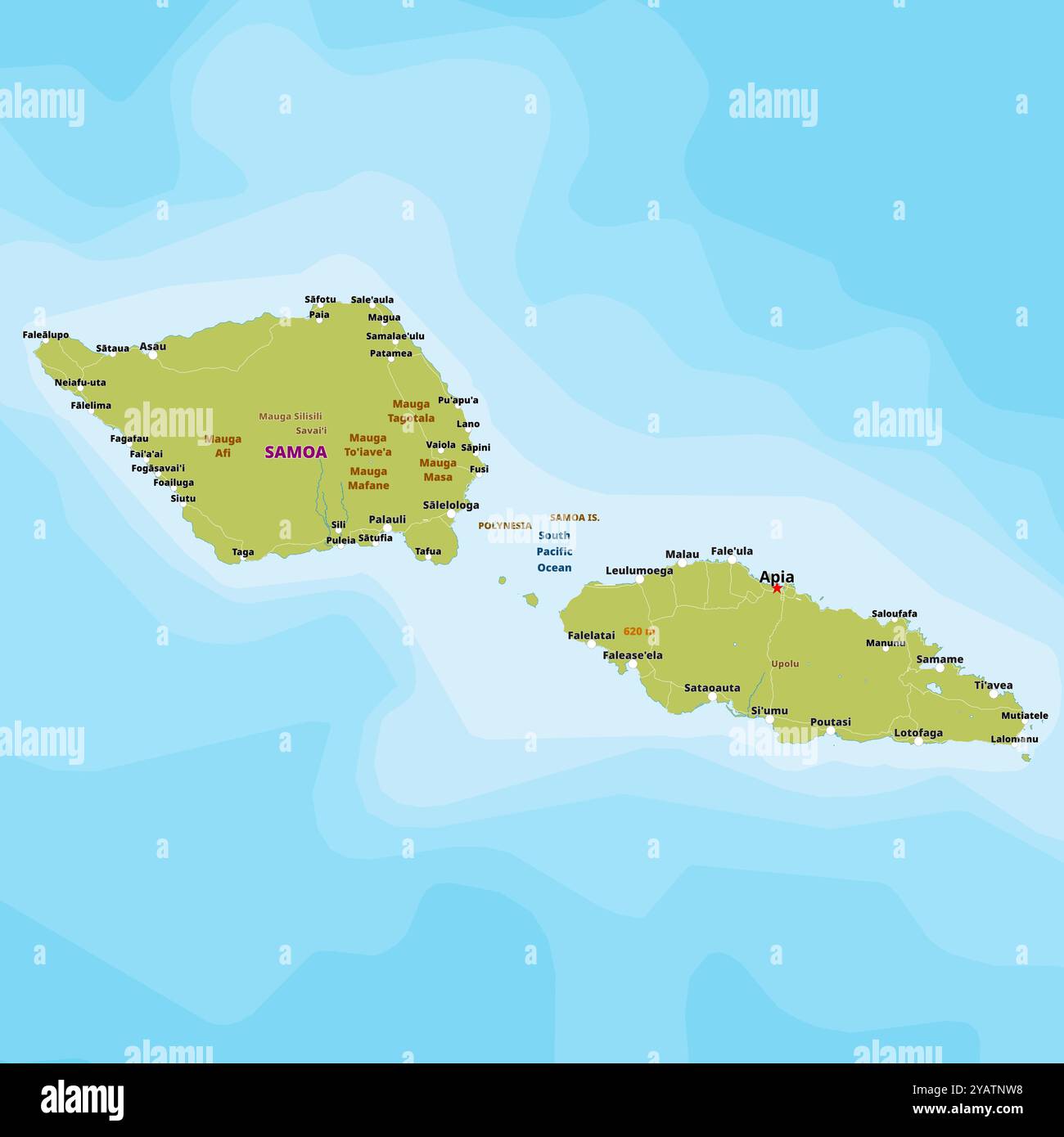Isometric political map africa hi-res stock photography and images - Alamy