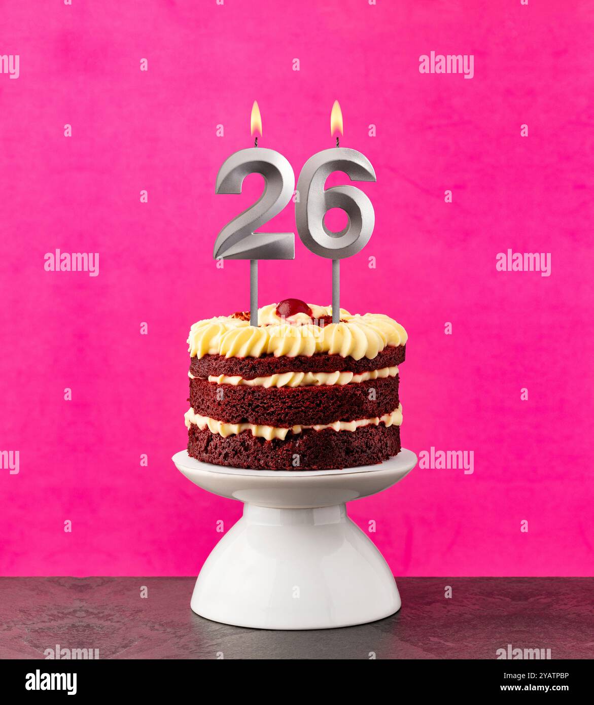 Birthday cake 26 hi-res stock photography and images - Alamy