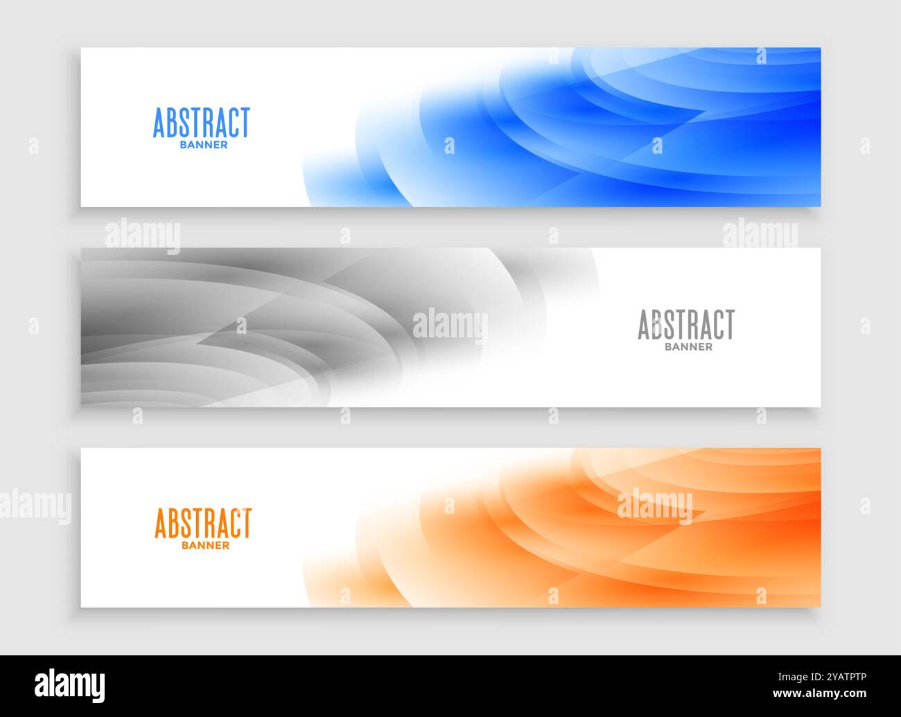 modern and abstract horizontal website header layout for business ...