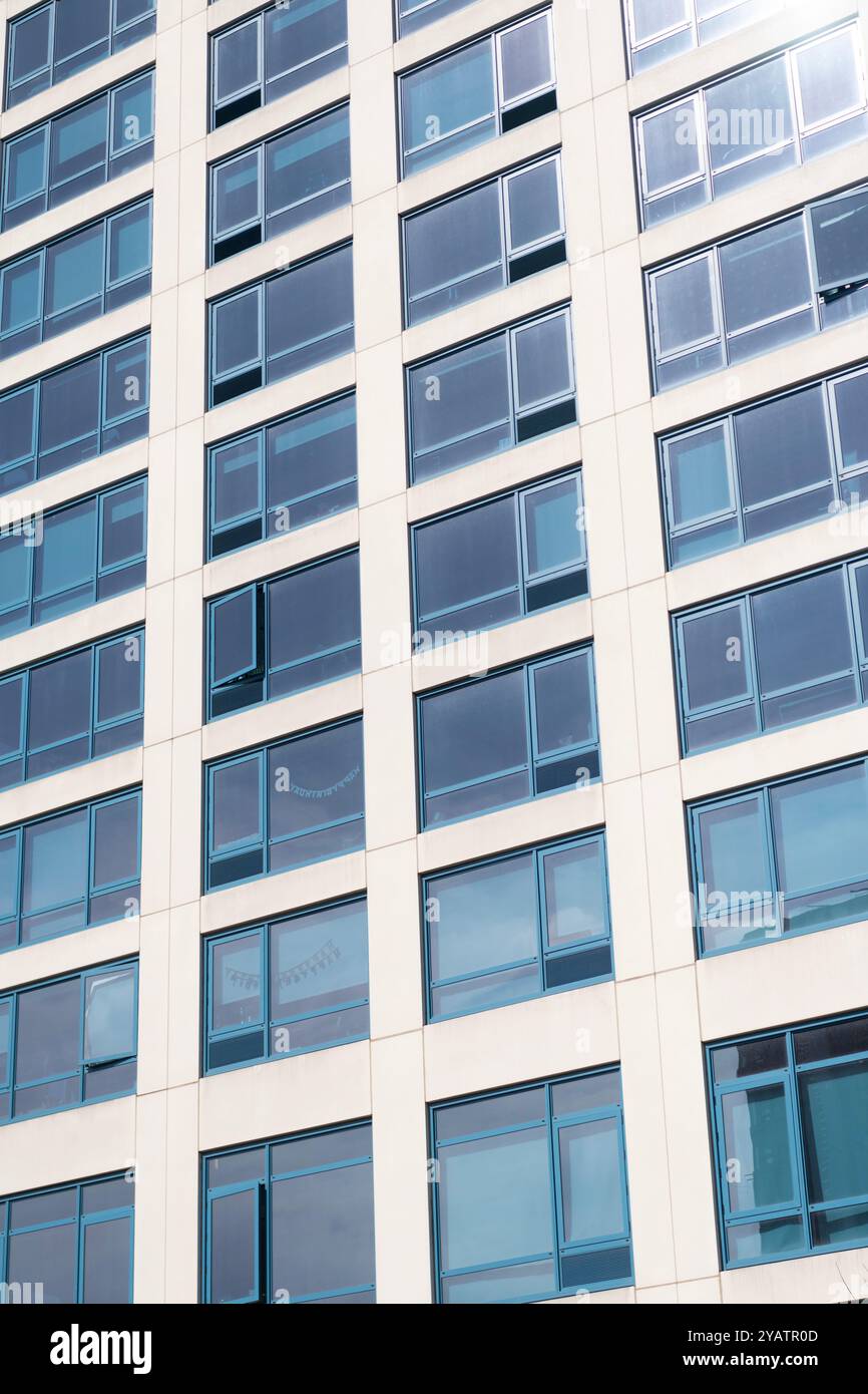 Building facade architecture. Building background. Window in building ...