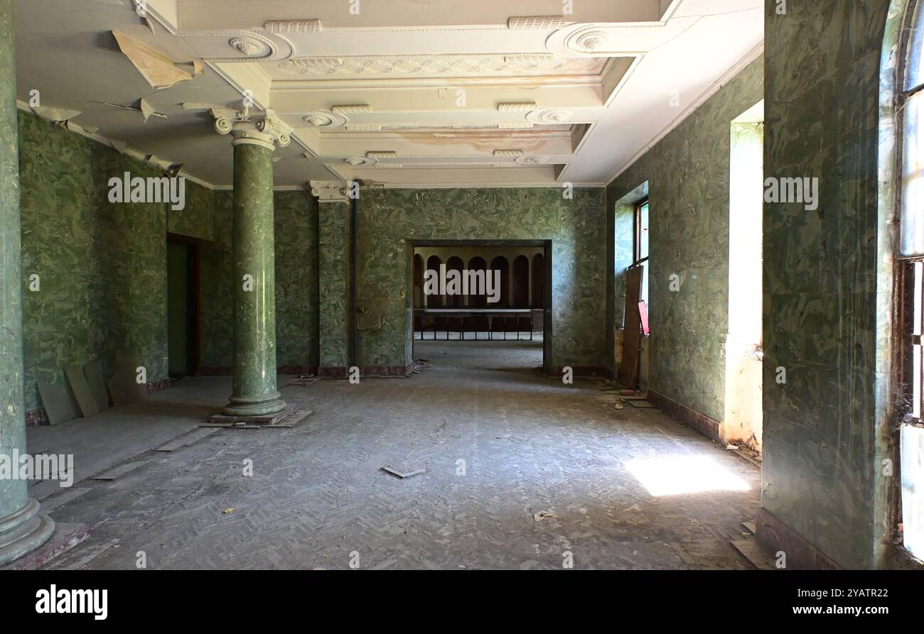 Interior view of Soviet abandoned places in Georgia Stock Photo - Alamy