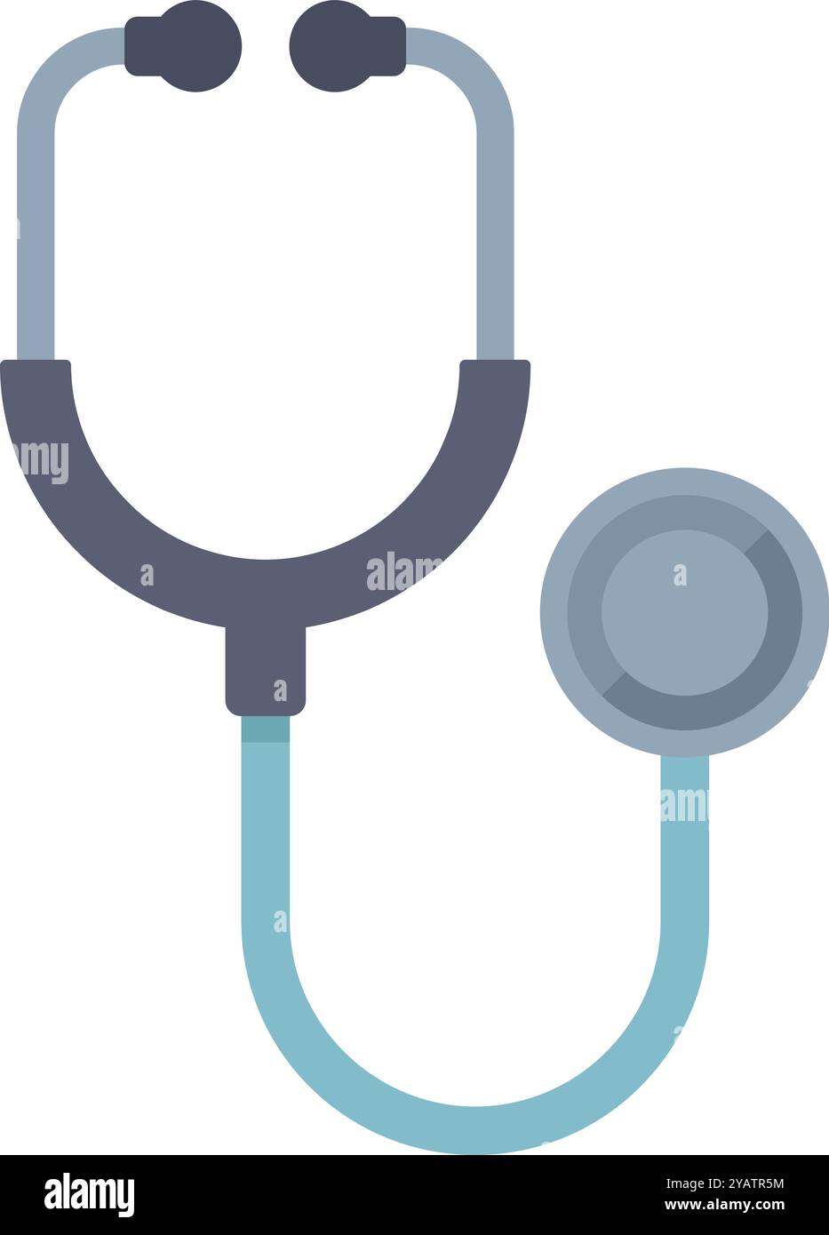 Medical stethoscope instrument is used for measuring heartbeat Stock ...