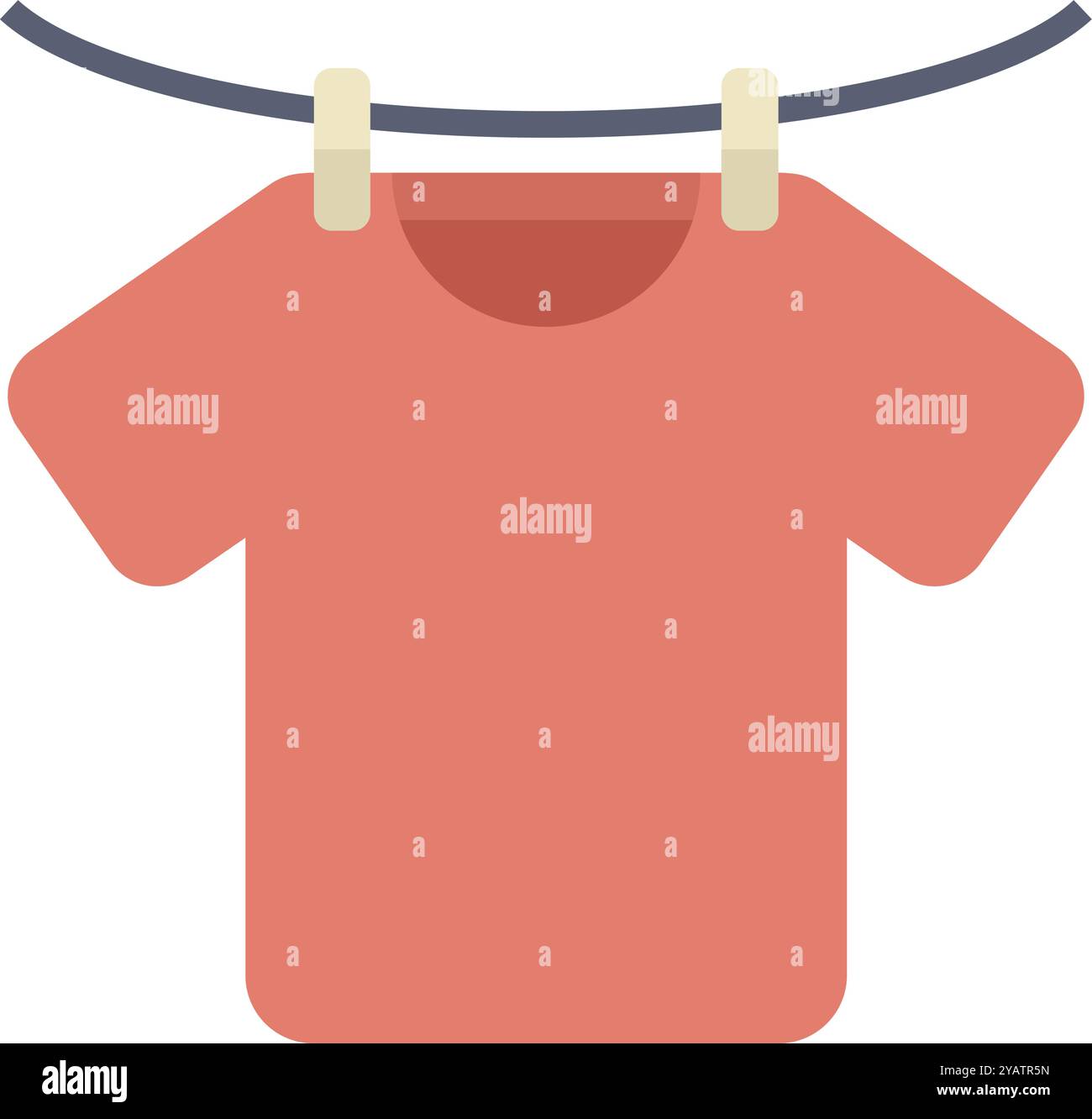 Hanging out the laundry Stock Vector Images - Alamy