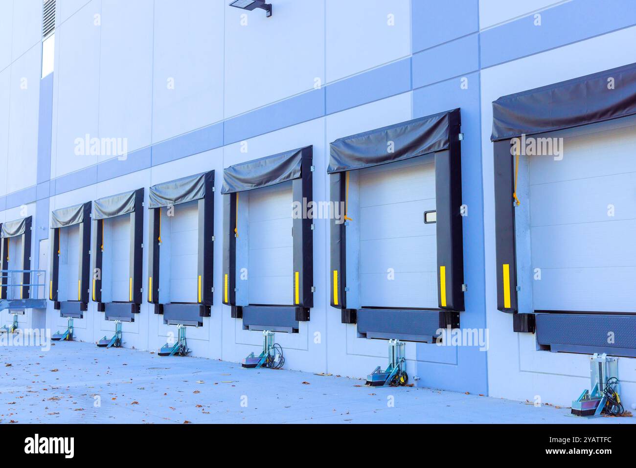 Loading, unloading sections for trucks to distributed warehouses Stock ...