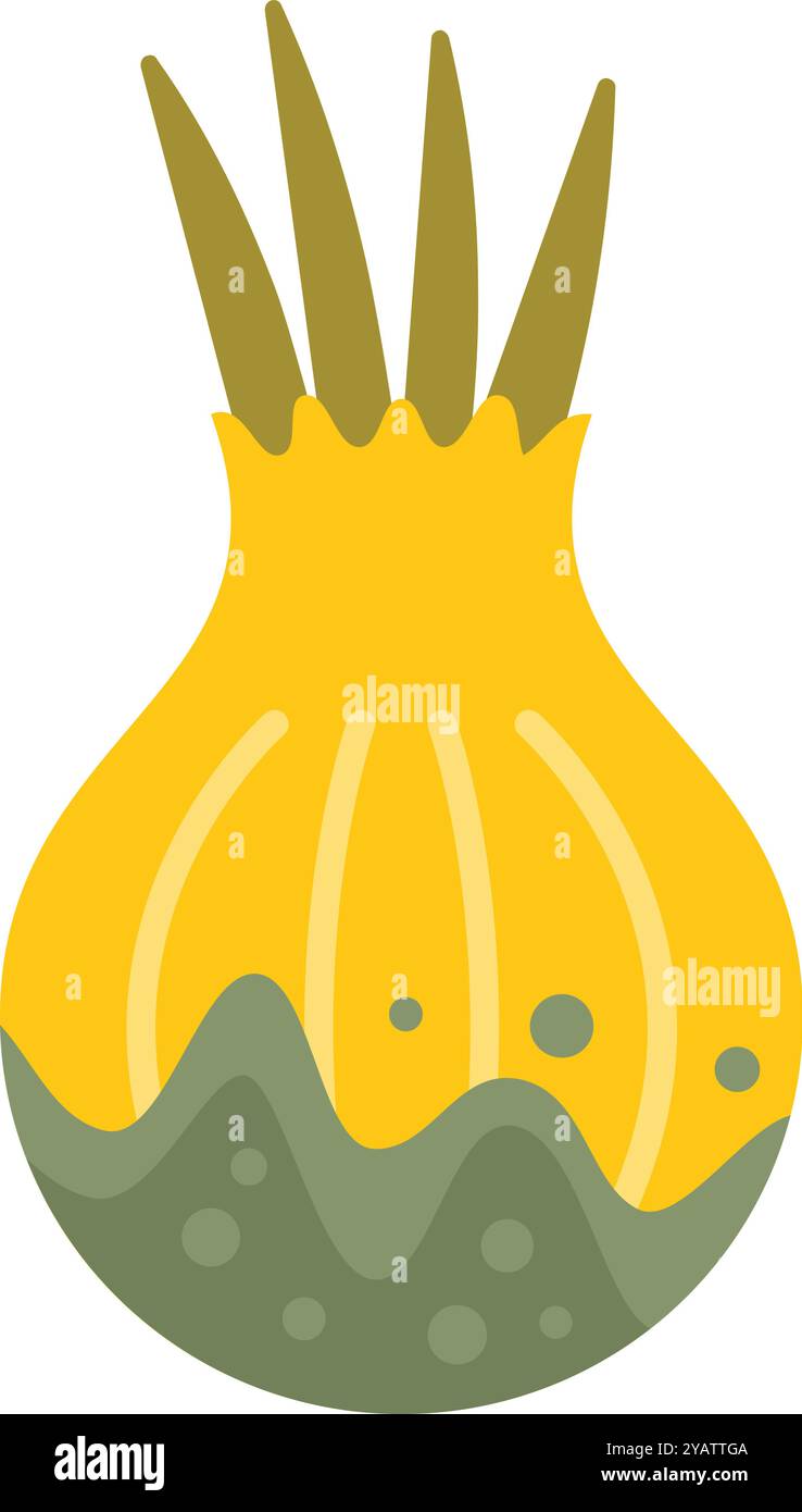 Fresh green onion sprouts Stock Vector Images - Alamy