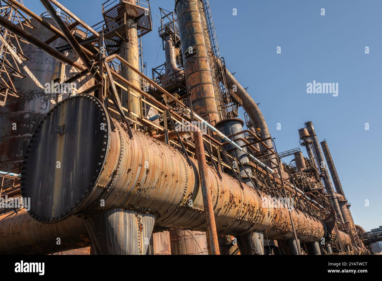 Old steelworks site hi-res stock photography and images - Alamy