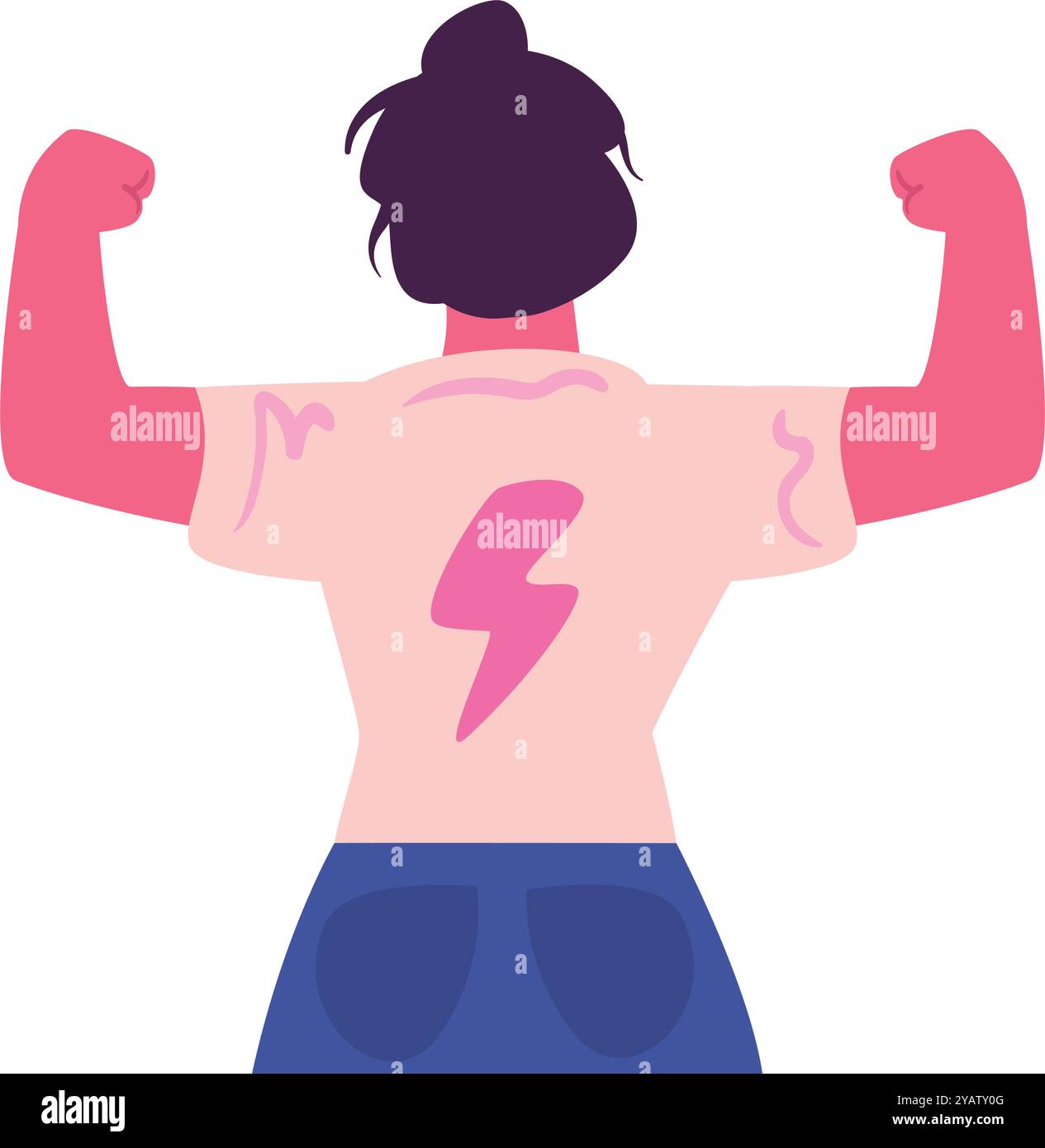 girl power fighting woman Stock Vector Image & Art - Alamy