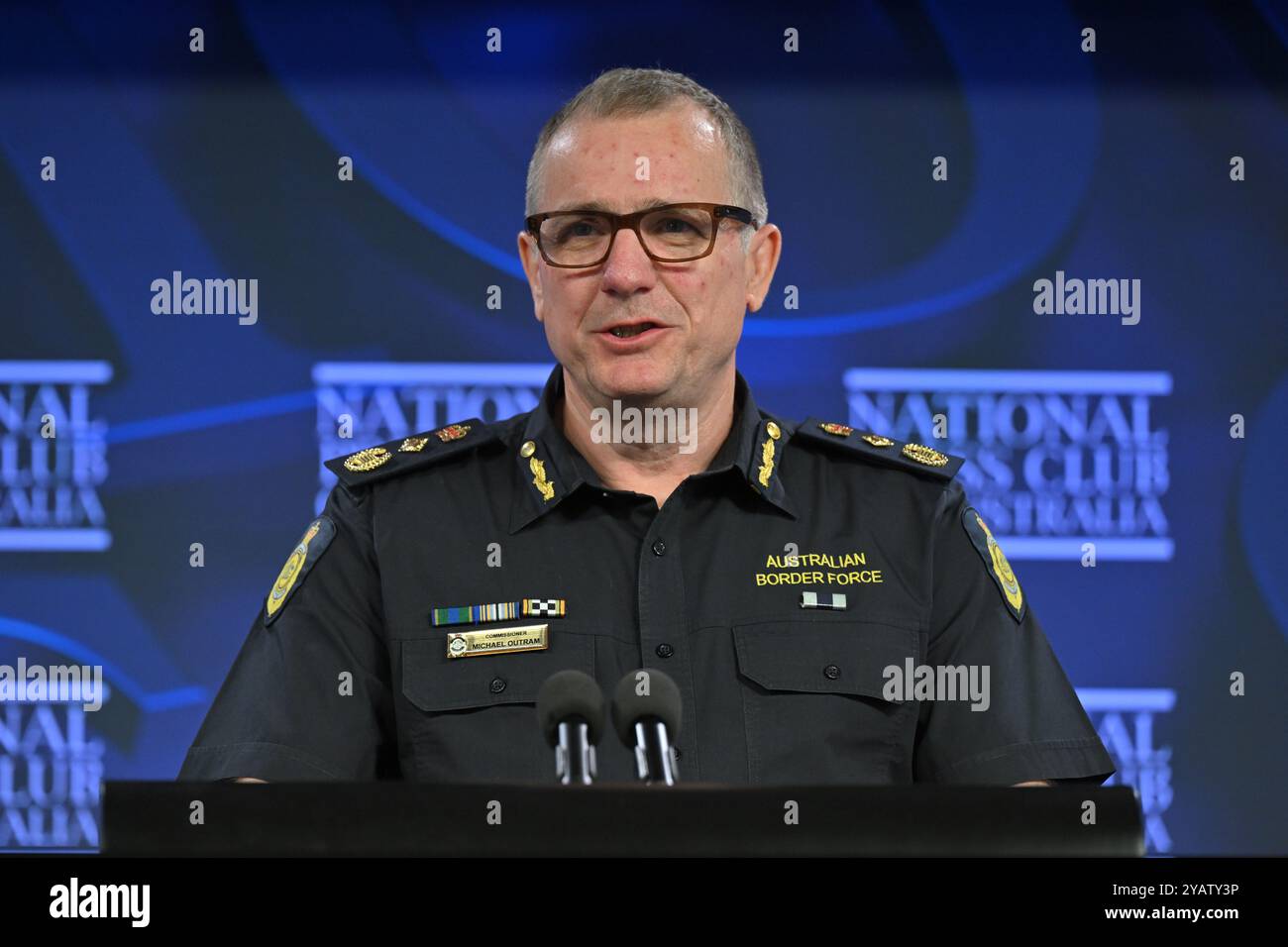 Canberra, Australia. 16th Oct, 2024. Australian Border Force (ABF ...