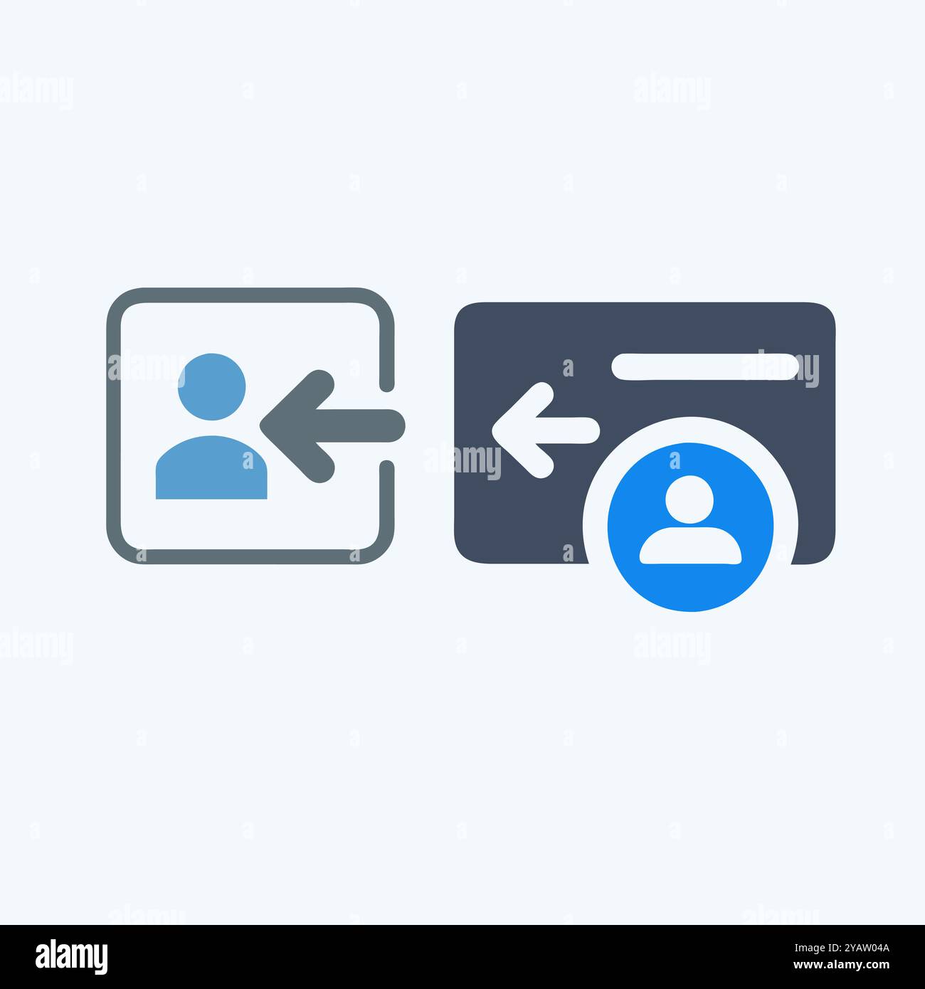 Login sign Stock Vector Images - Alamy