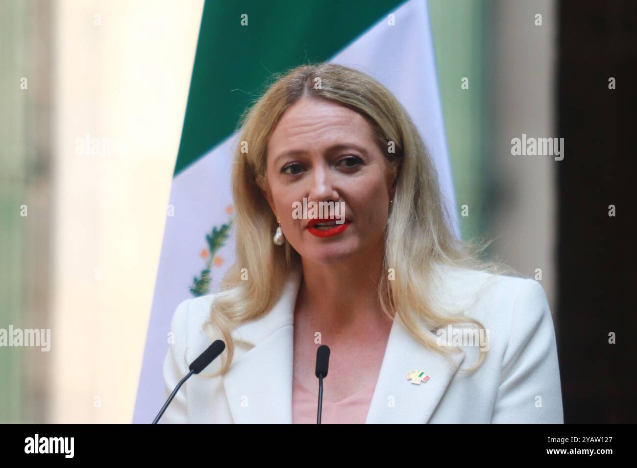 Executive director of Mexico Pacific Sarah Bairstow speaking during a ...