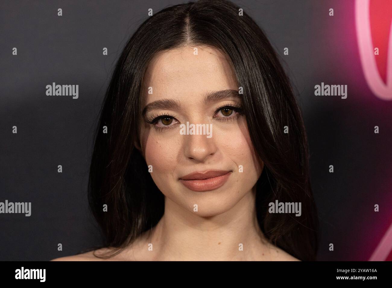 New York, United States. 15th Oct, 2024. Mikey Madison wearing dress by ...
