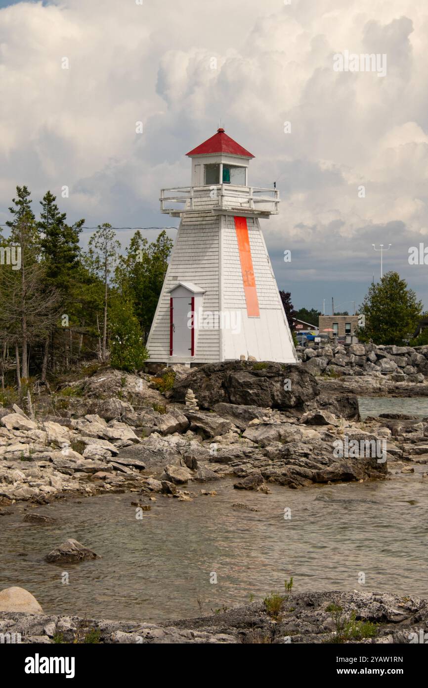 Lighthouse south baymouth manitoulin hi-res stock photography and ...