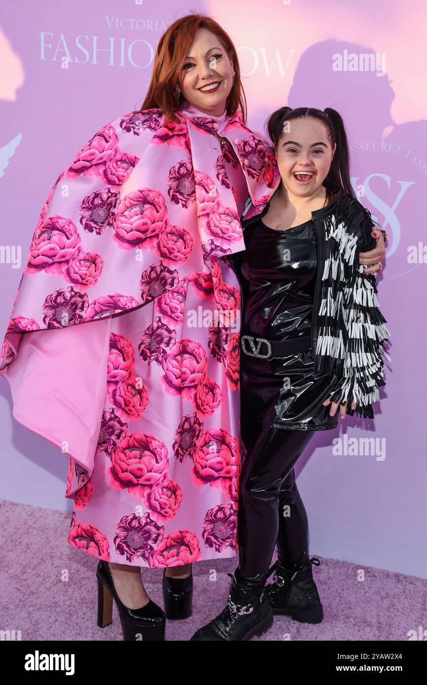 New York, USA. 15th Oct, 2024. Madison Tevlin (Right) walking on the ...
