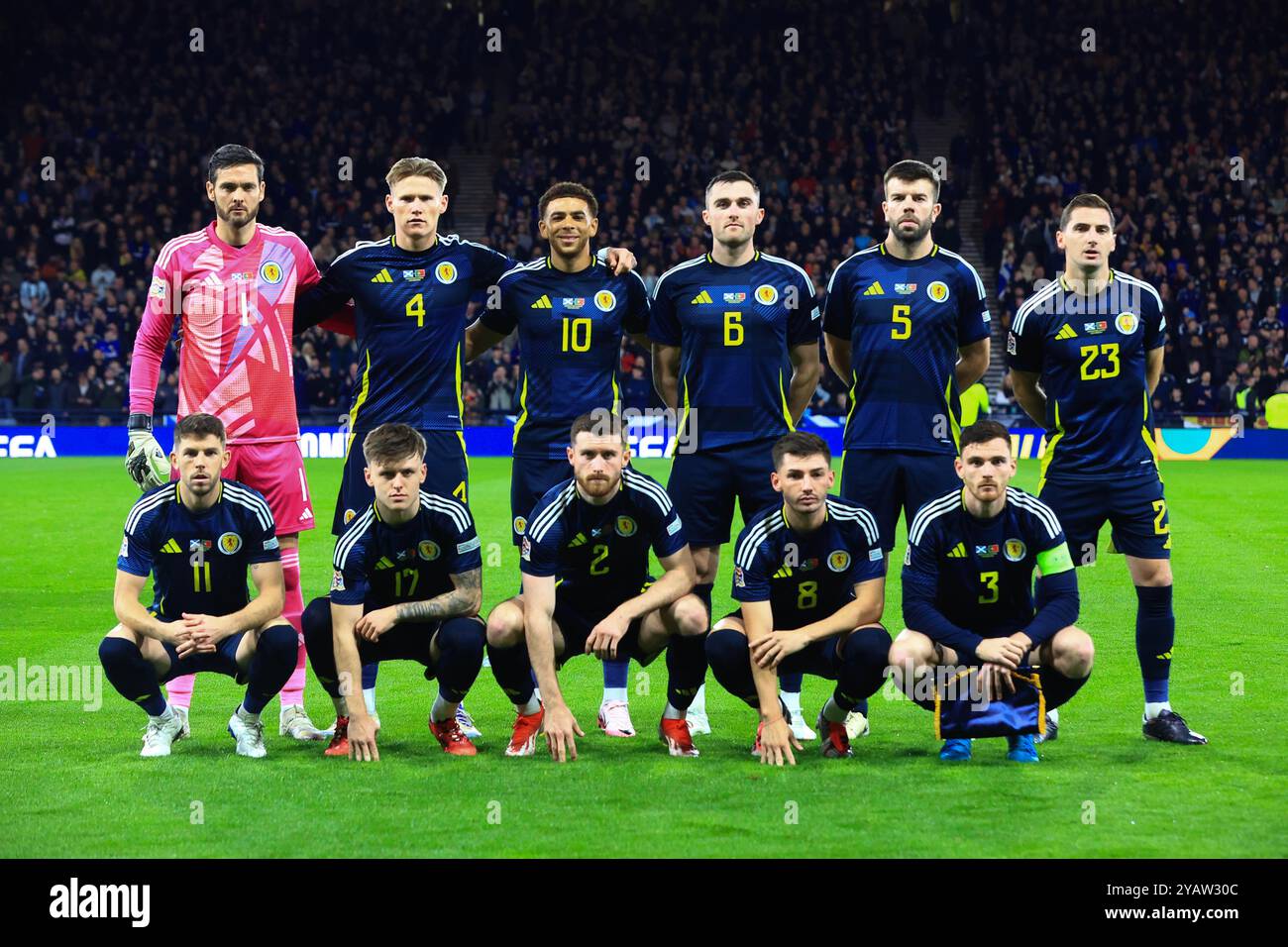 15th October 2024; Hampden Park, Glasgow, Scotland: Nations League ...