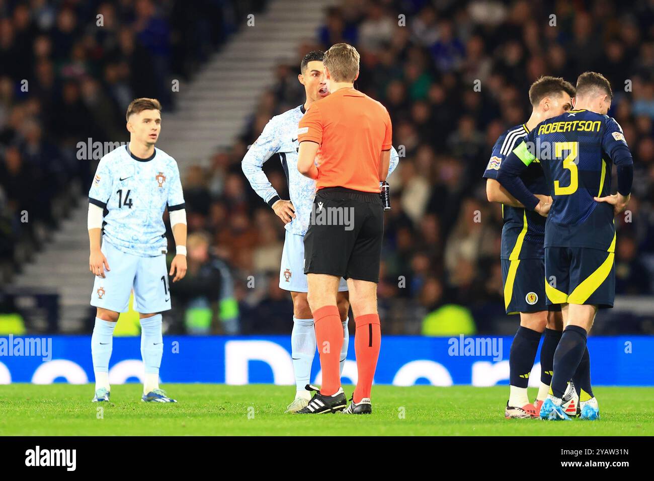 15th October 2024; Hampden Park, Glasgow, Scotland: Nations League ...