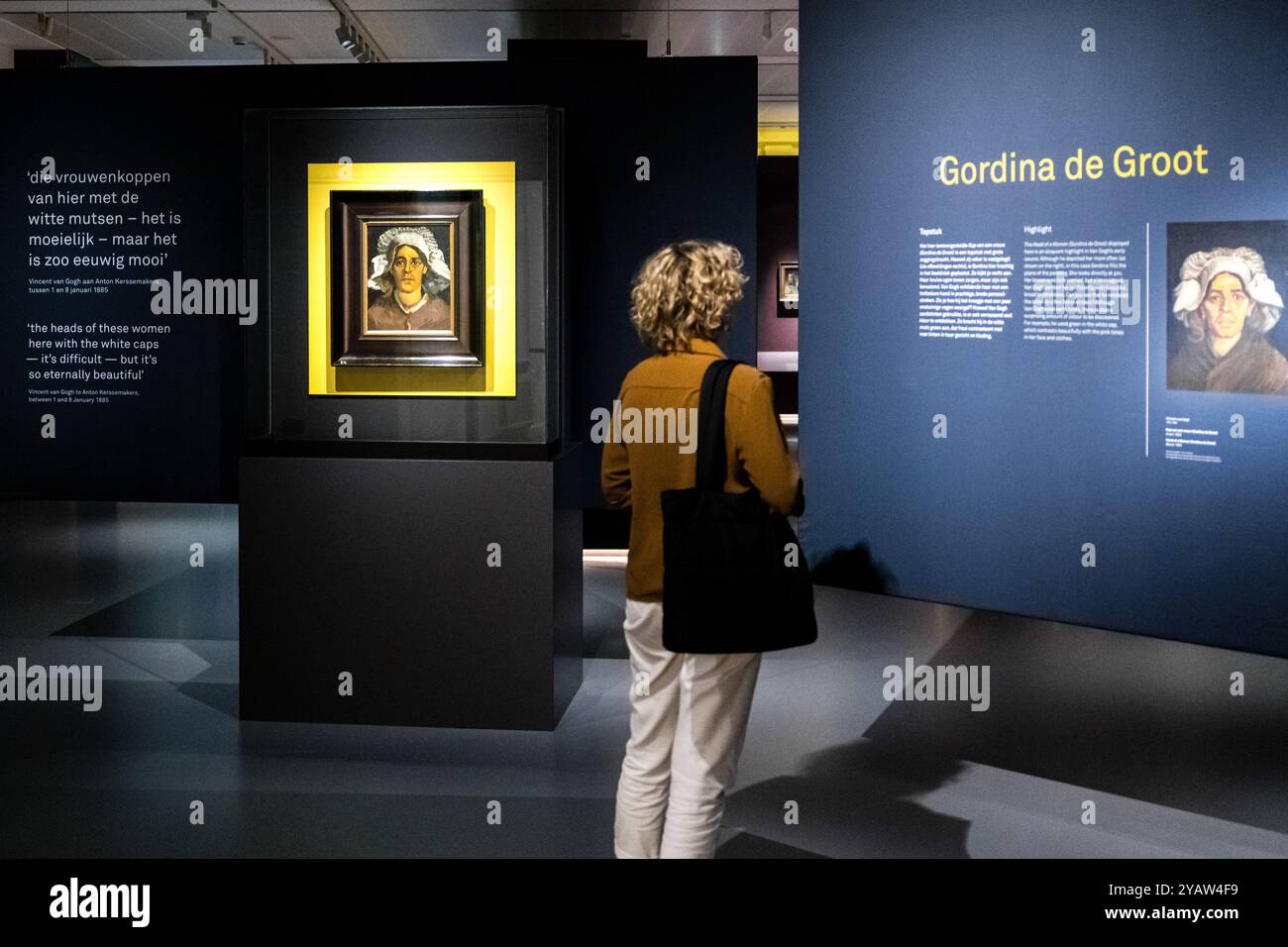 DEN BOSCH - The painting Head of a Woman by Vincent van Gogh in The ...